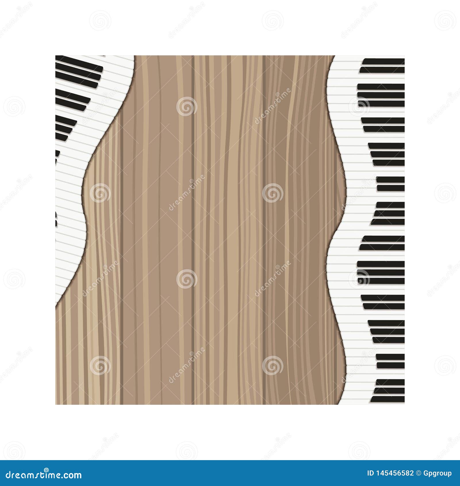 Musical Instrument Pattern Piano Keyboard Stock Vector - Illustration ...