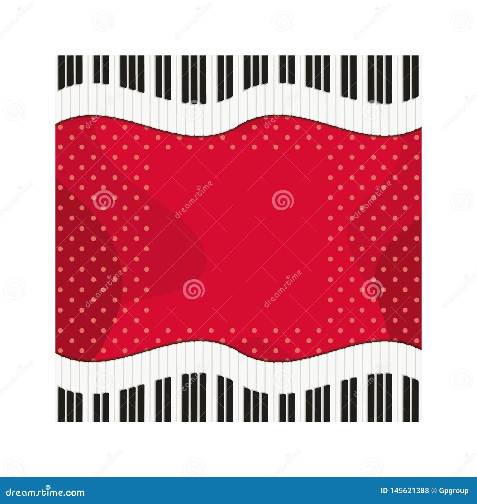 Musical Instrument Pattern Piano Keyboard Stock Vector - Illustration ...