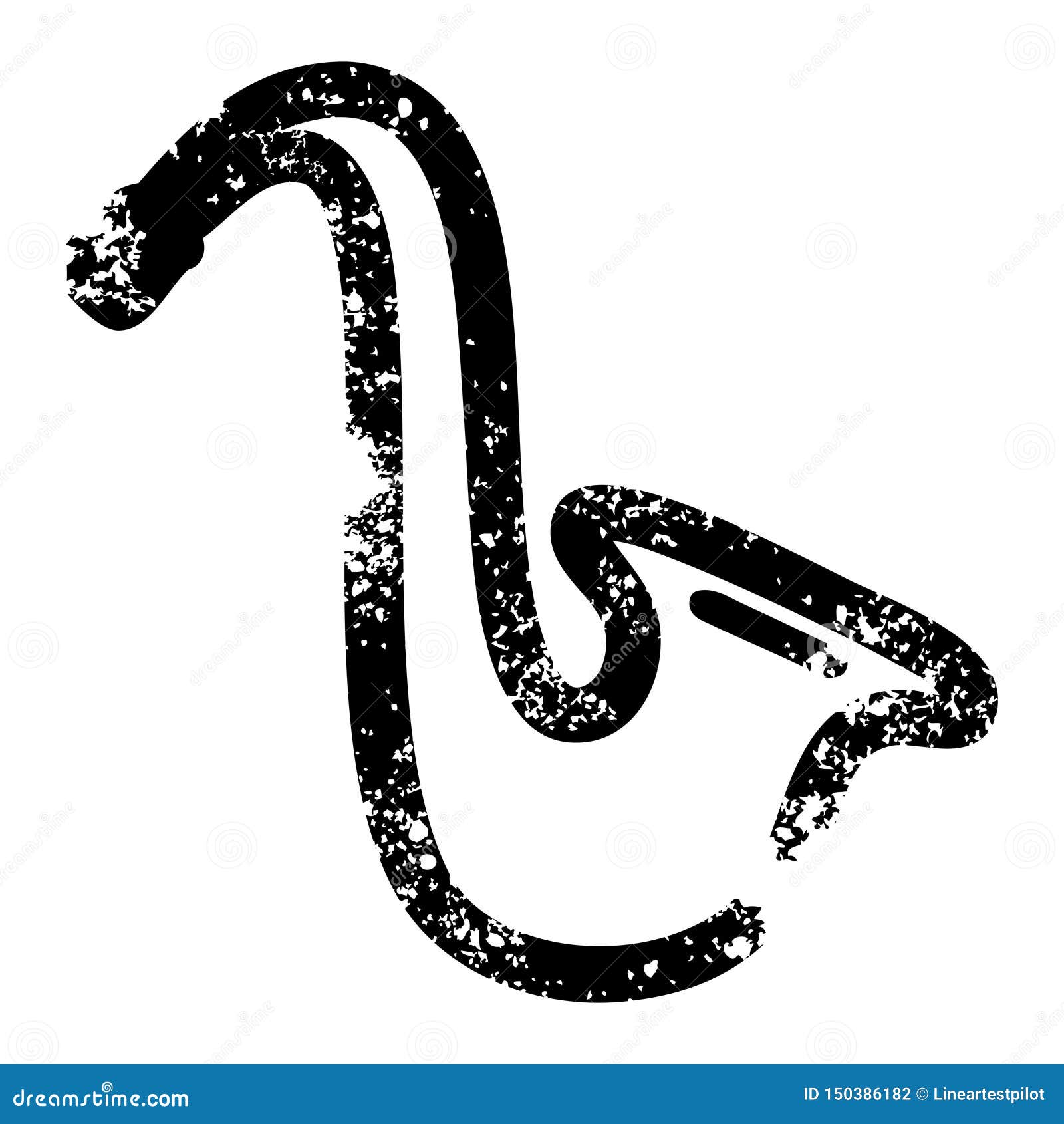 Musical Instrument Saxophone Icon Symbol Stock Vector - Illustration of ...