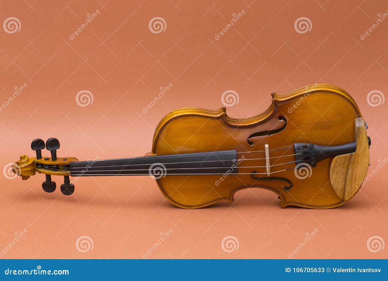 Musical instrument violin stock image. Image of neck - 106705633