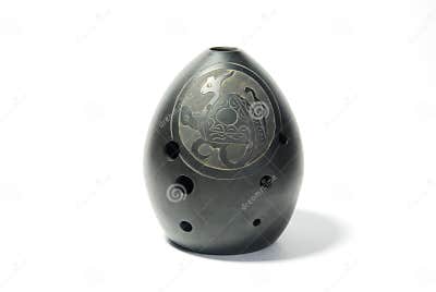 Musical instrument-Xun stock image. Image of china, traditional - 9984017