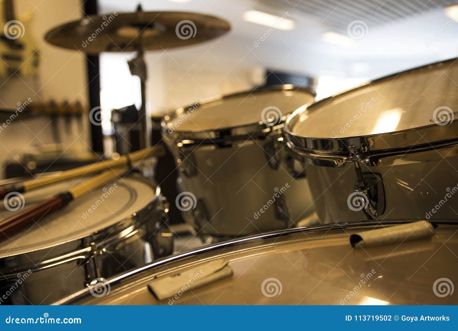 Musical Instruments in a Class Room Stock Photo - Image of flute, beat ...