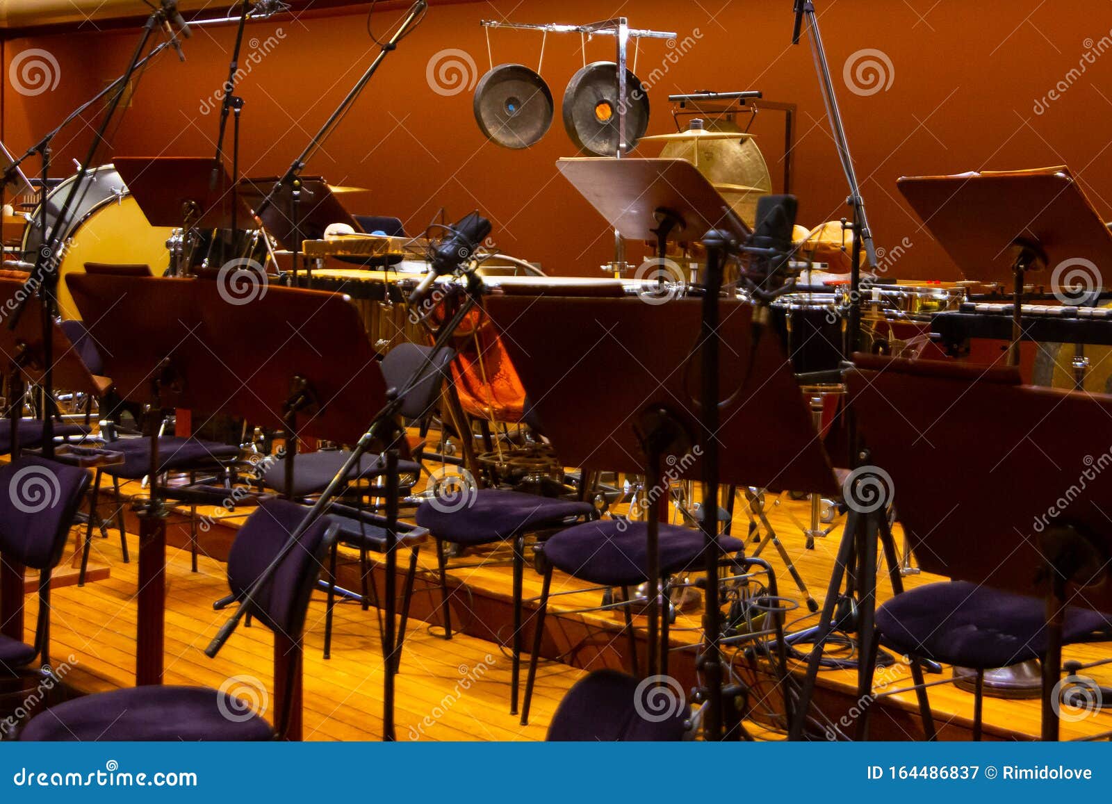 Musical Instruments of the Orchestra in Philharmonia, Prague, 15.11. ...
