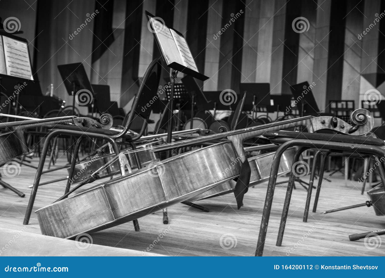 Cello on the stage stock photo. Image of cello, white - 164200112