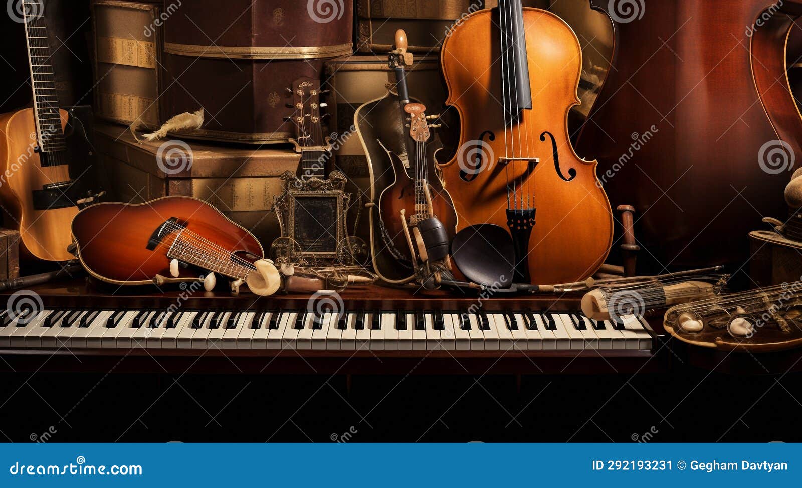 Musical Instruments, Musical Instruments Wallpaper, Abstract Music ...