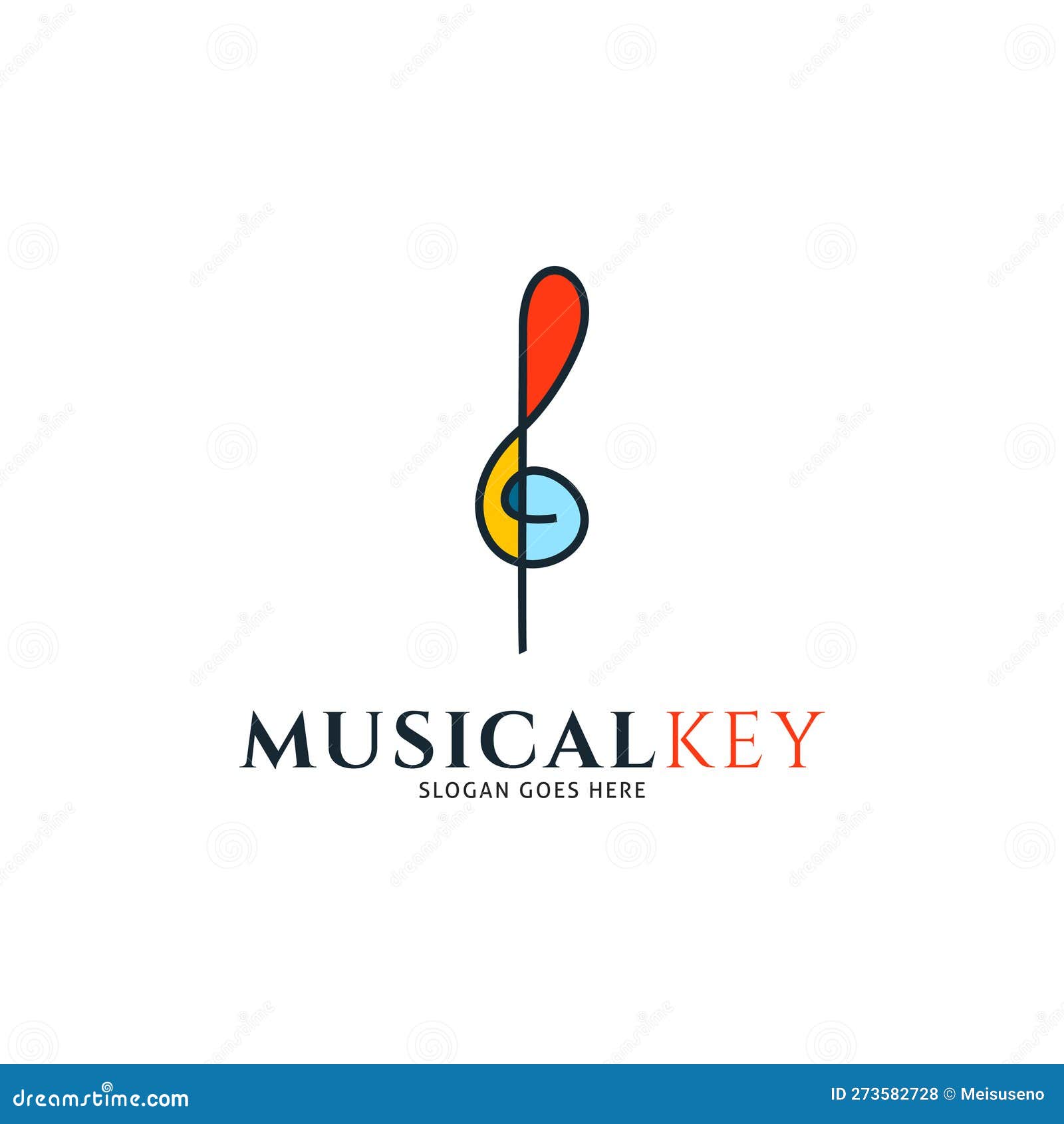 Musical Key Icon Vector Logo Template Illustration Design Stock Vector ...