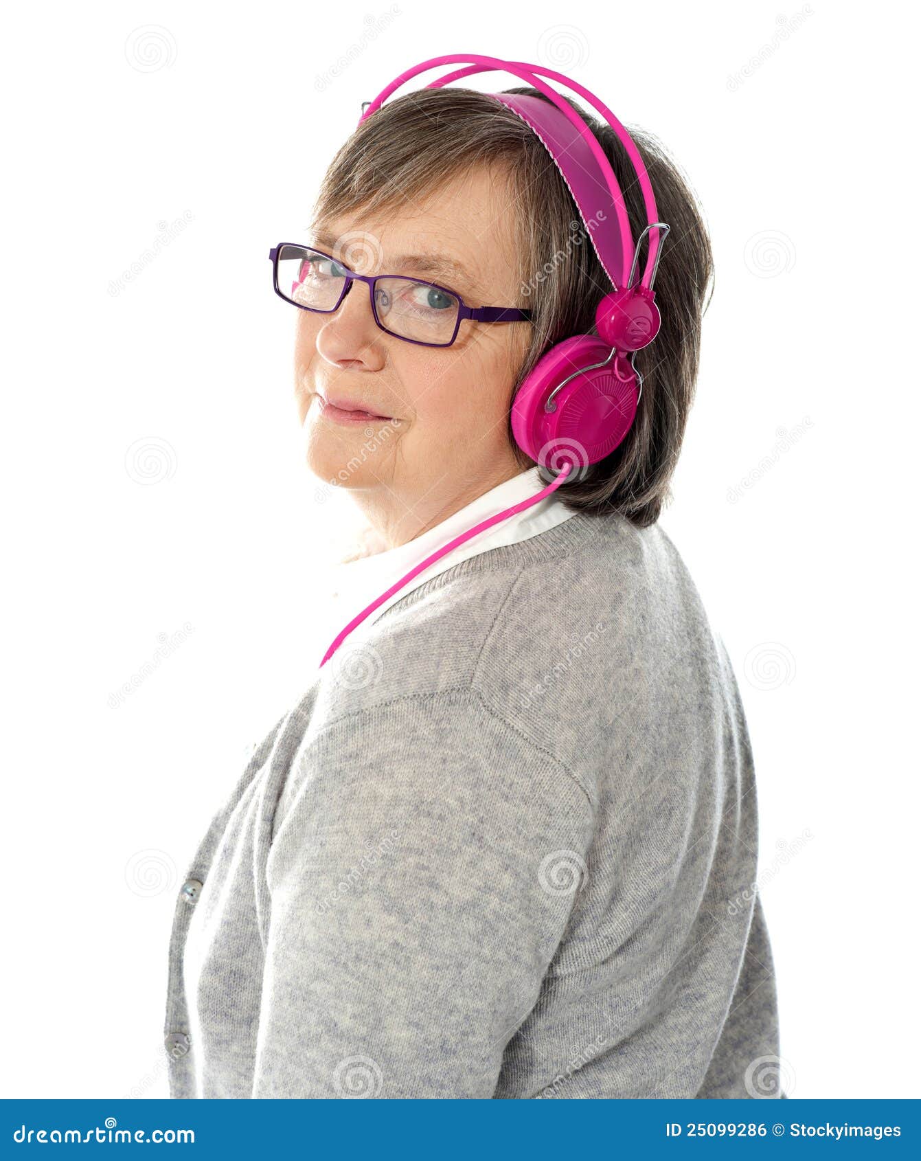 Musical Lady Turning Back To Face Camera Stock Photo - Image of ...