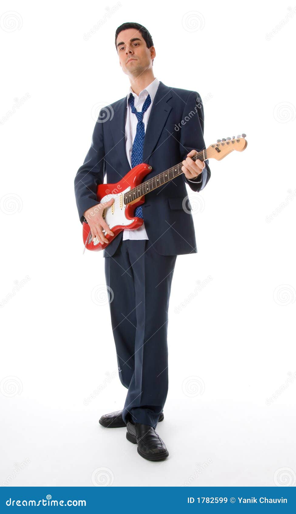 Musical man stock image. Image of jacket, portrait, employer - 1782599