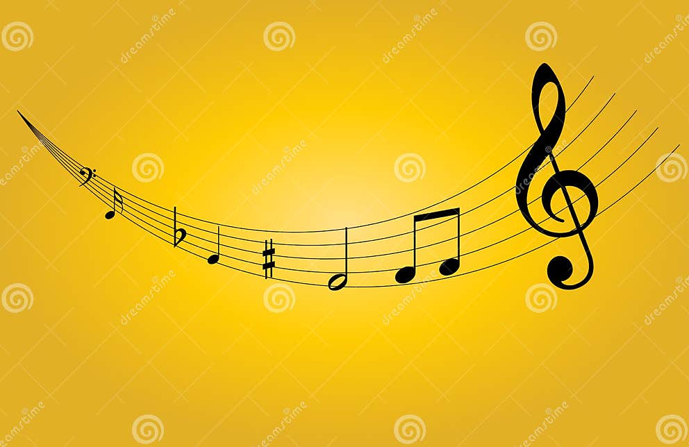 Musical note stock vector. Illustration of graphic, design - 9682831