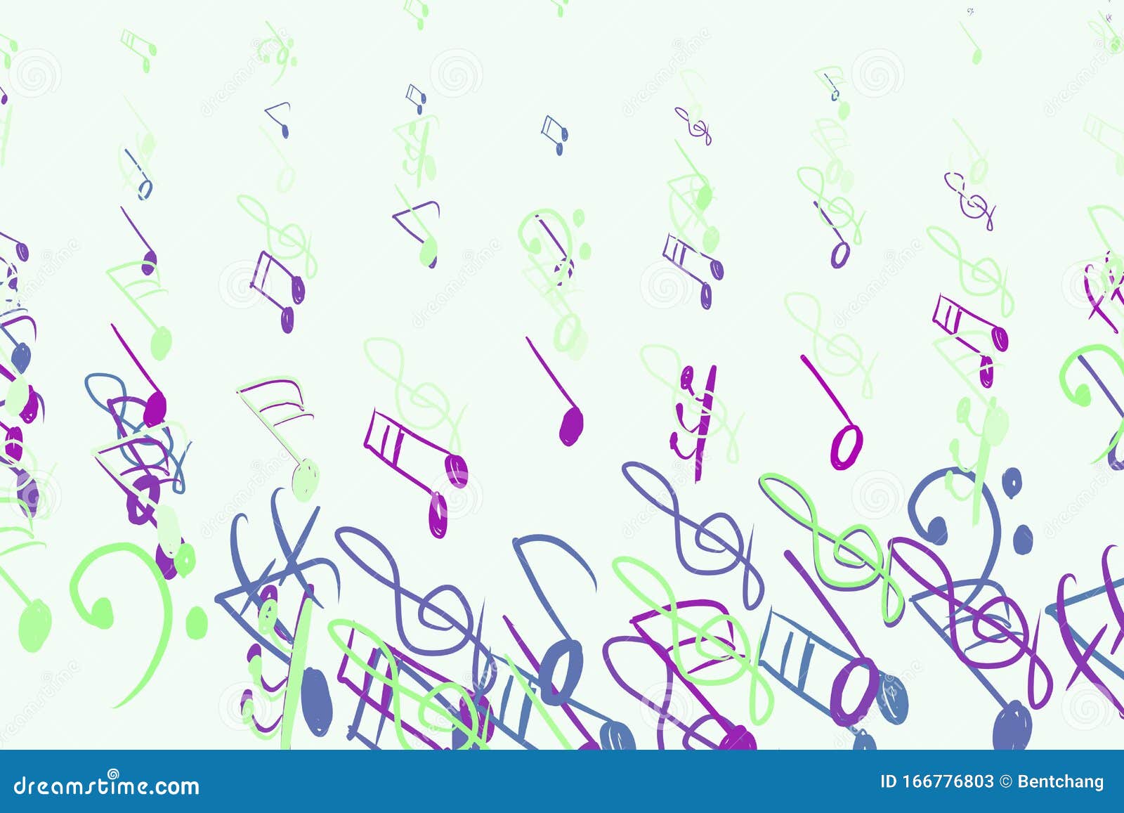 Musical Note Abstract, Tone Chromatic Scale Texture, Backdrop or ...