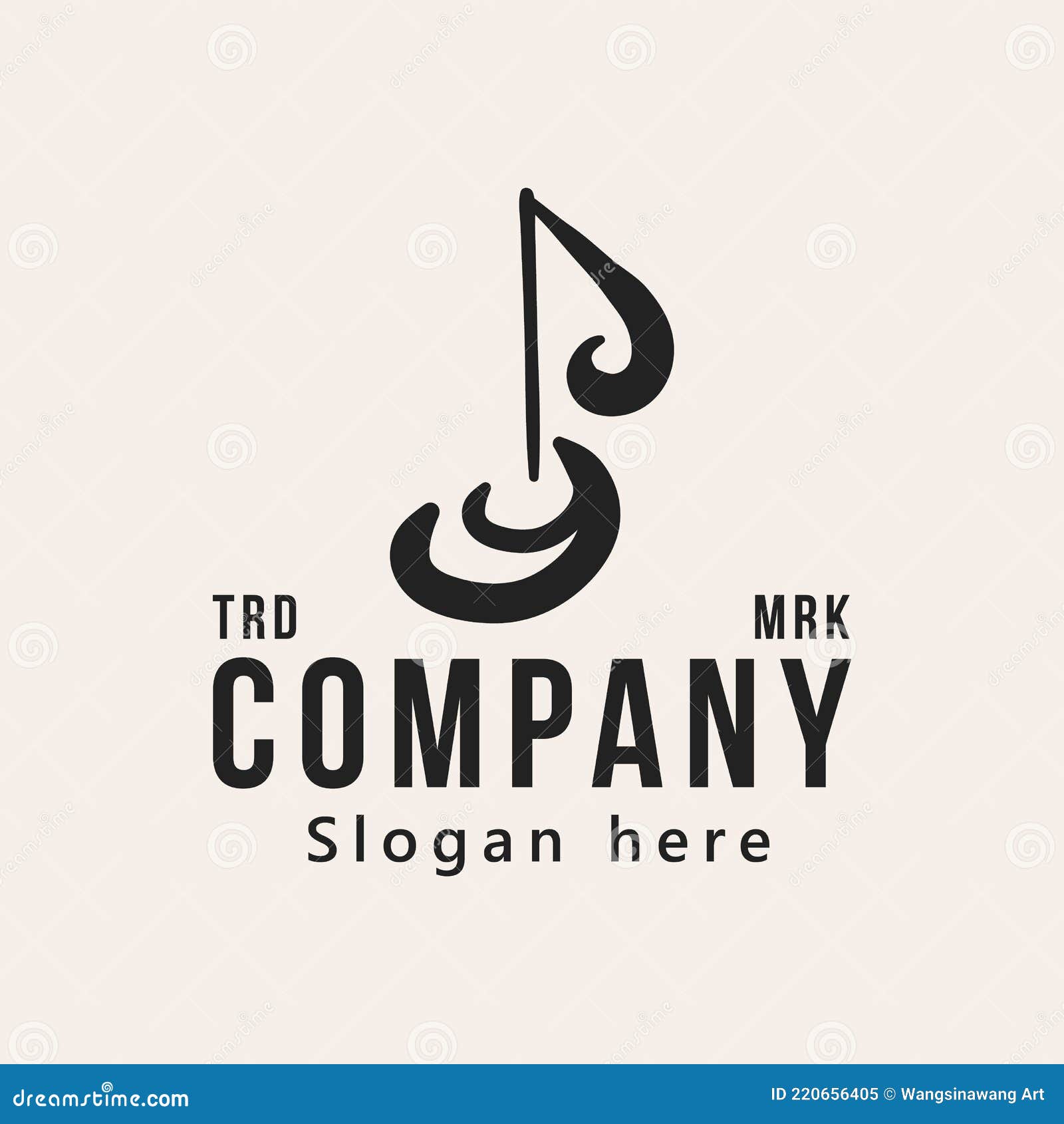 Musical Note Logo Design, Vector Illustration Stock Vector ...