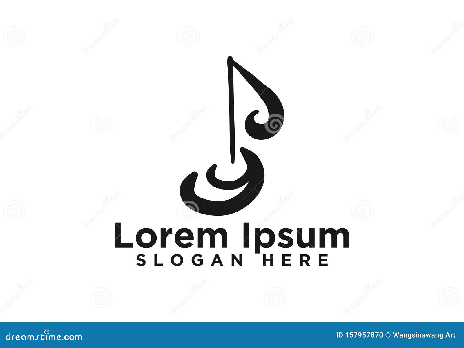 Musical Note Logo Designs, Vector Illustration. Stock Vector ...