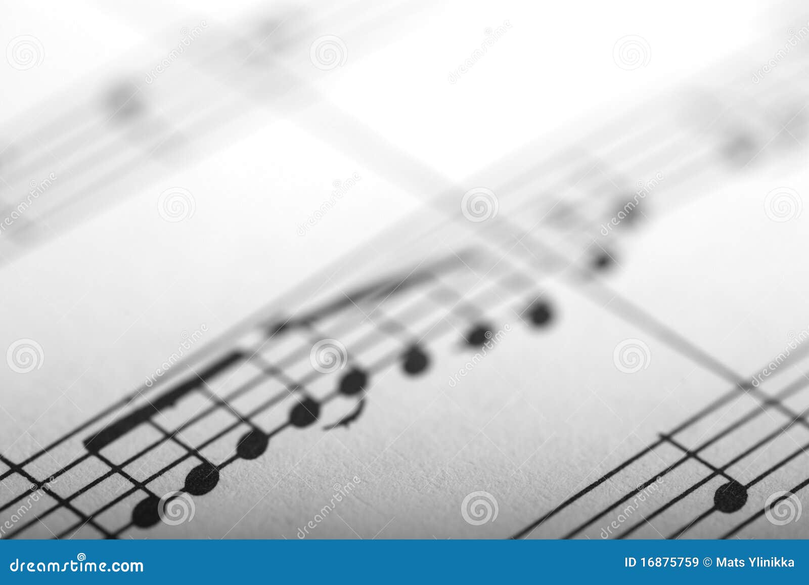 Musical notes stock image. Image of reading, song, close - 16875759