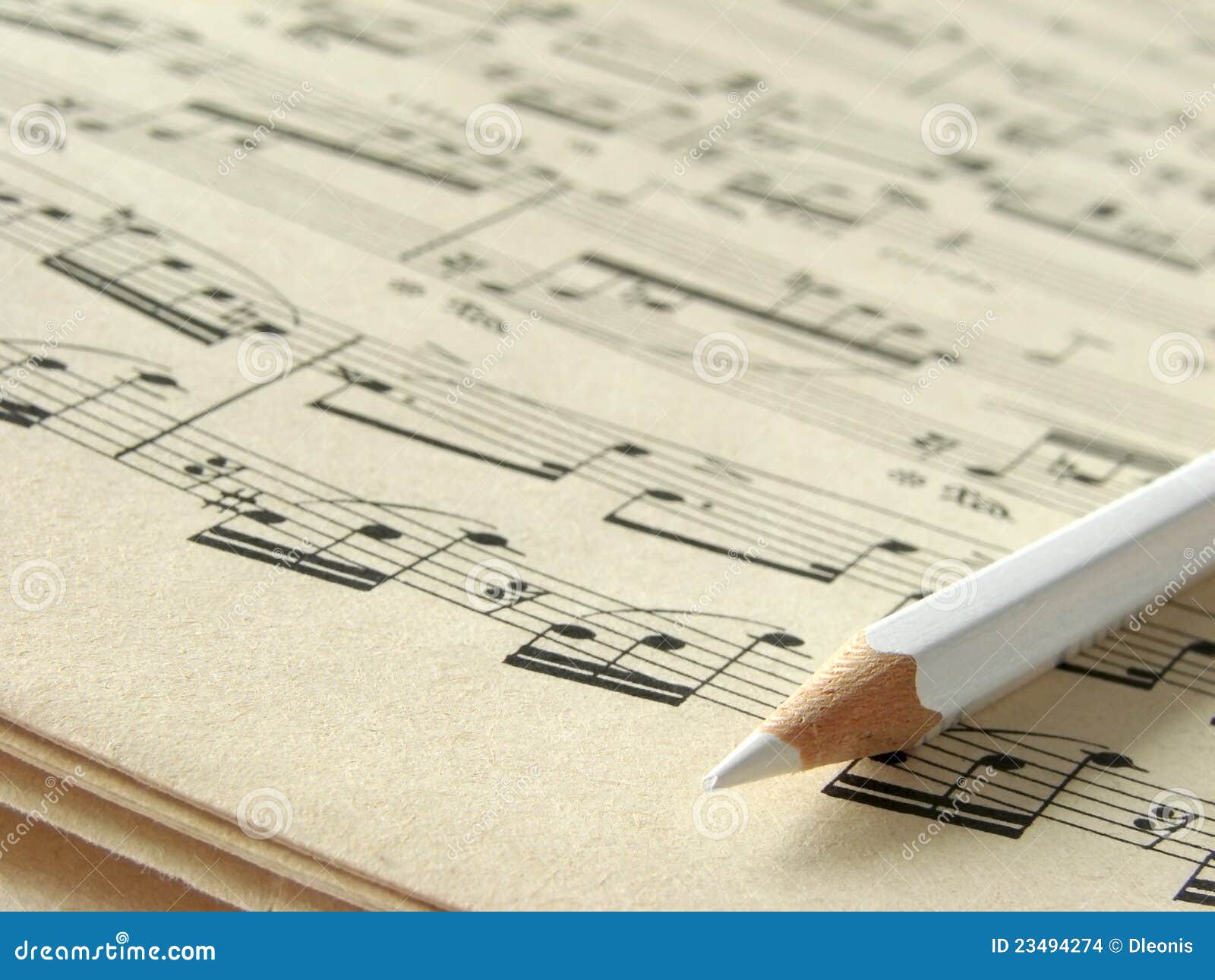 Musical notes stock photo. Image of musical, classical - 23494274