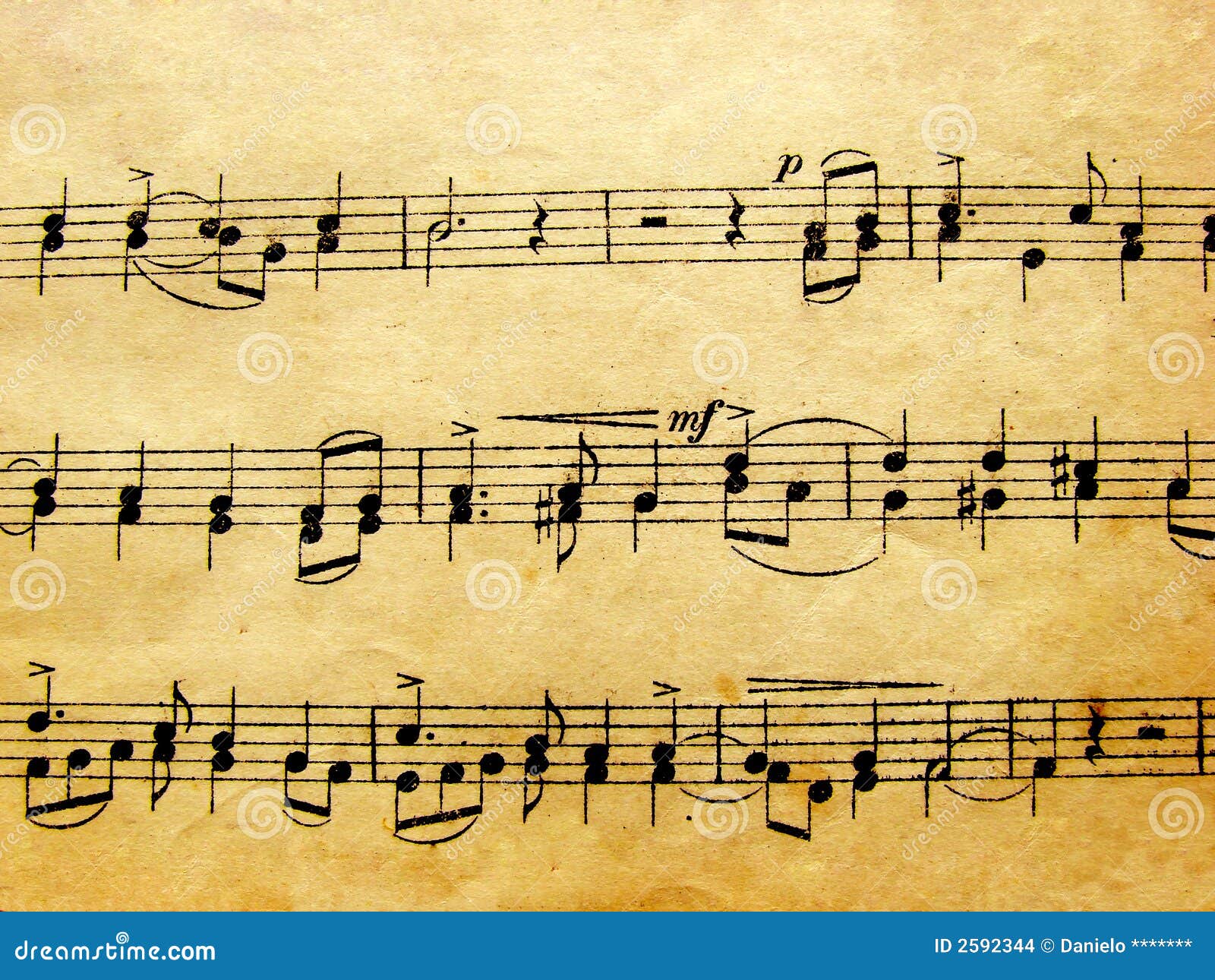 Musical notes stock photo. Image of note, sheet, paper - 2592344