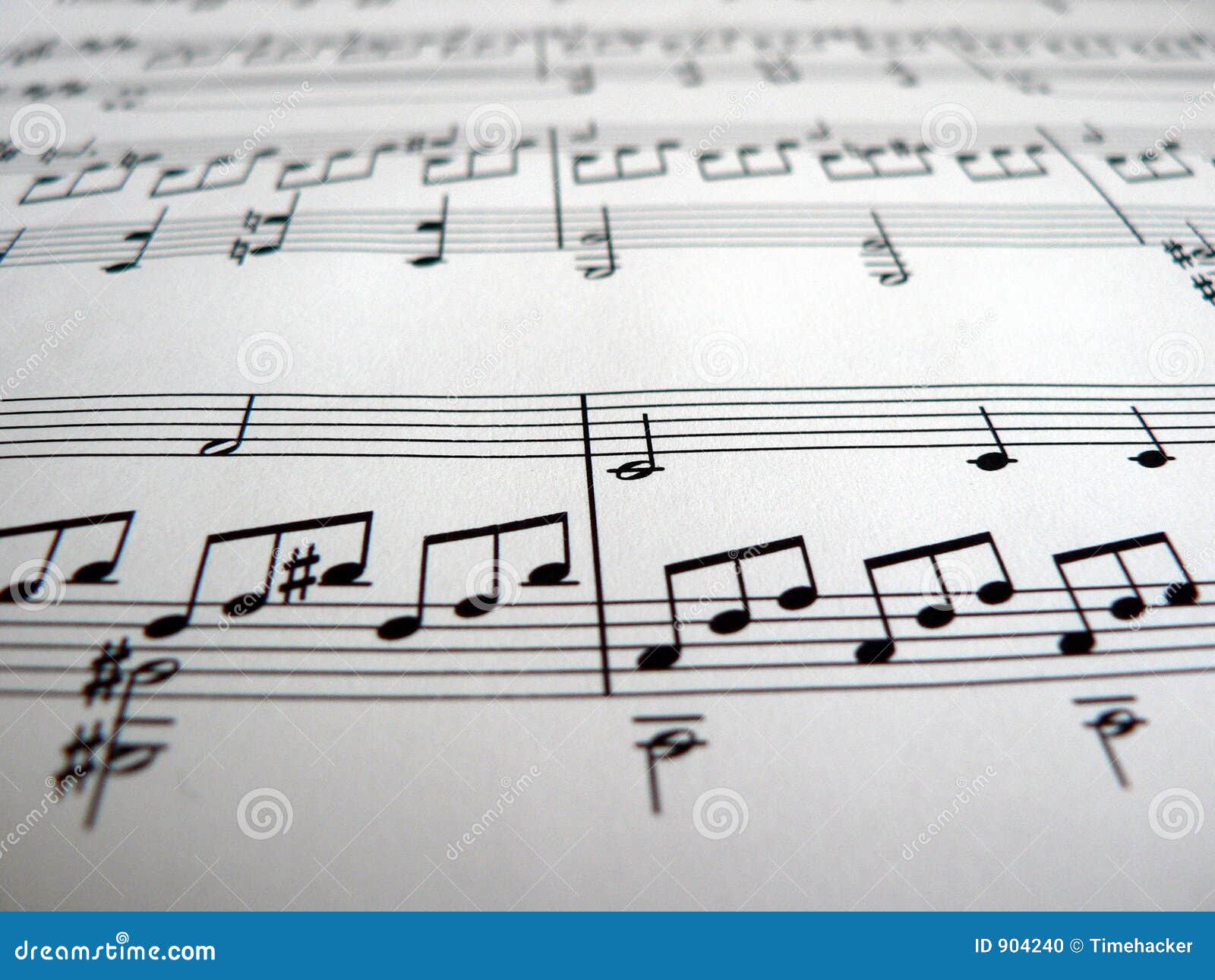 Musical notes stock photo. Image of blurred, singing, symphony - 904240