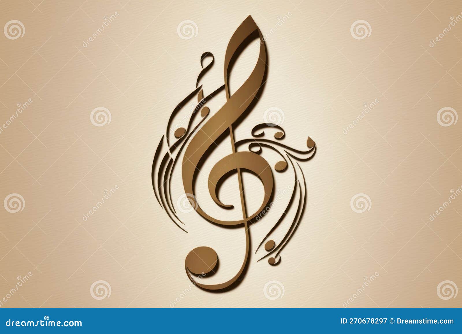Musical notes. Musical art stock illustration. Illustration of ...