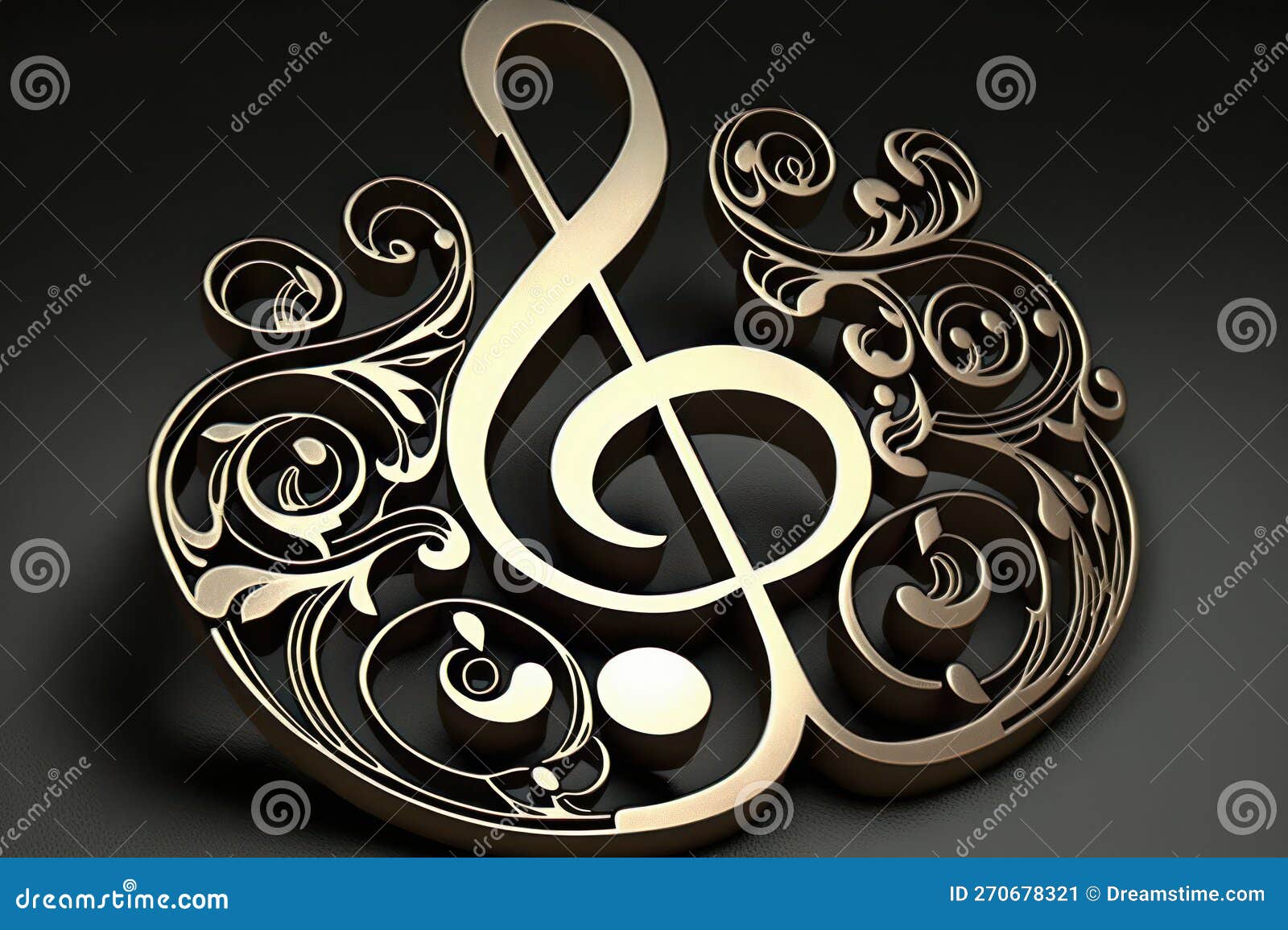 Musical notes. Musical art stock illustration. Illustration of gclef ...