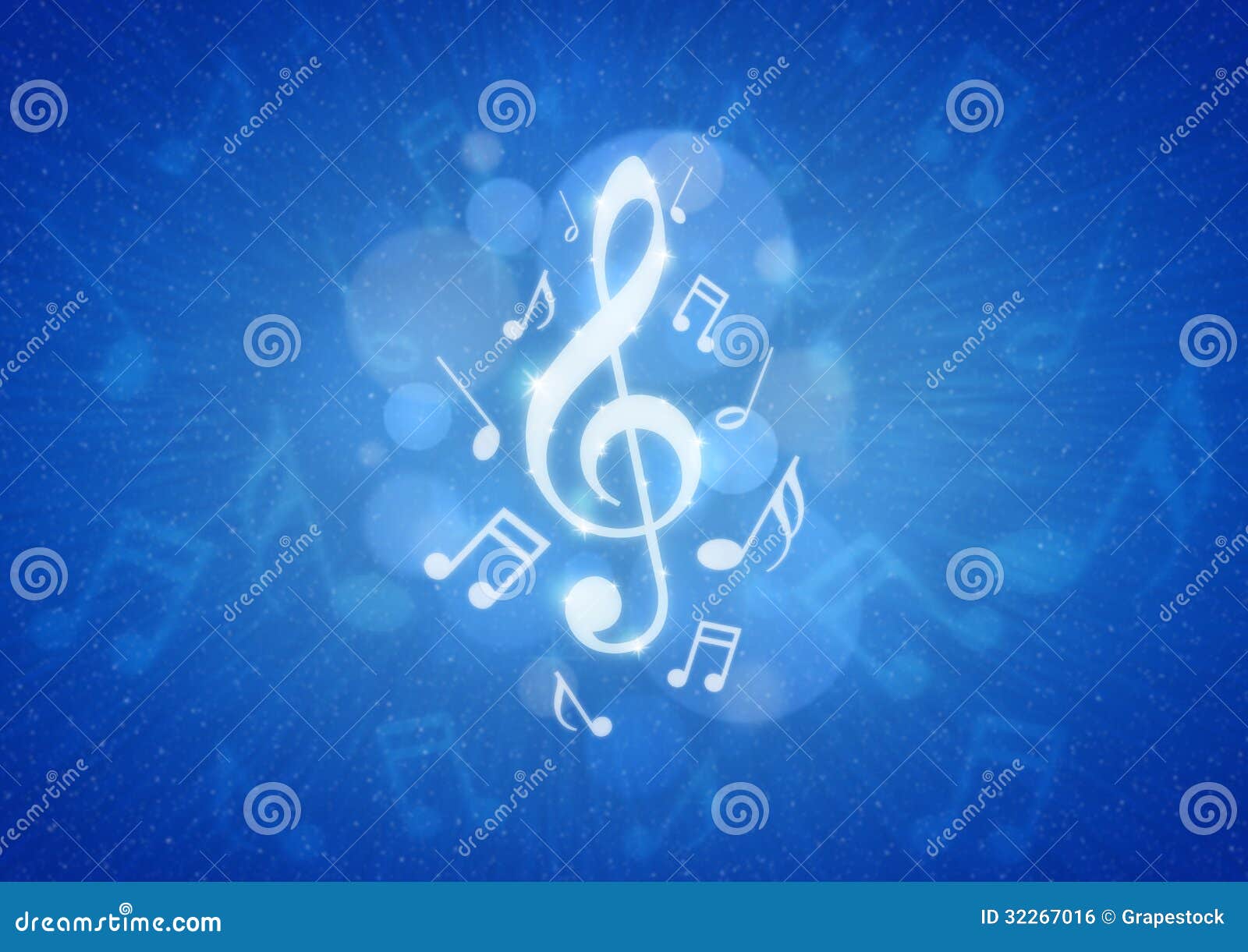 Musical notes stock photo. Image of abstract, tone, style - 32267016