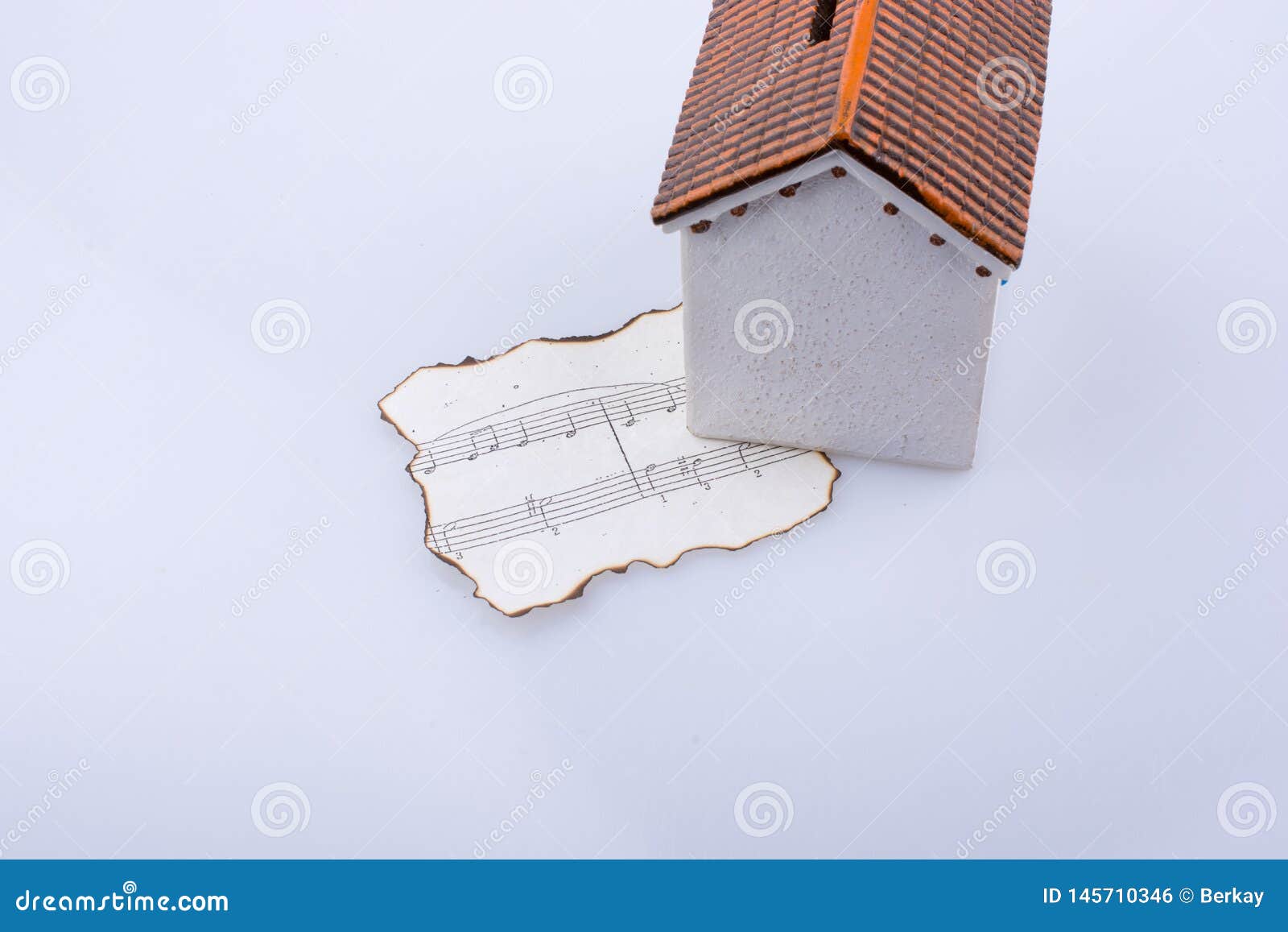 Burnt Notes For The Piano Stock Photography | CartoonDealer.com #202132682