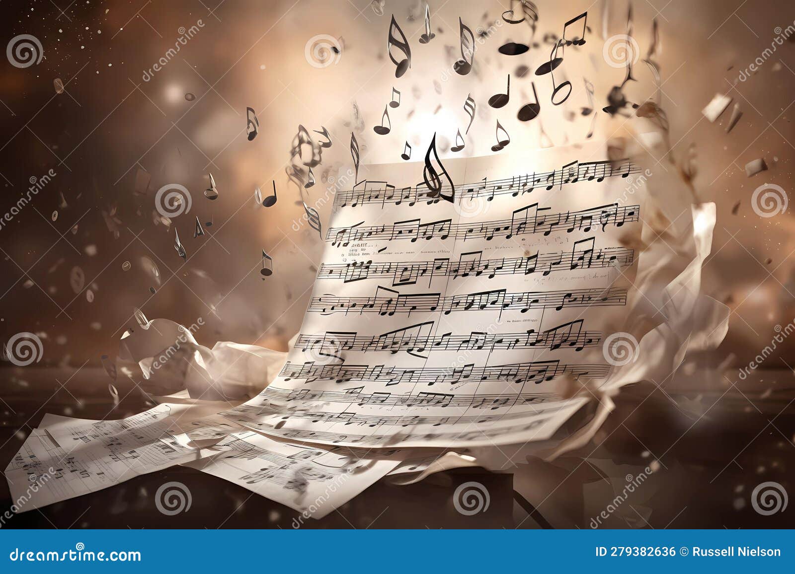 Floating Sheet Of Gold, Shiny, Precious Background. Royalty-Free Stock ...