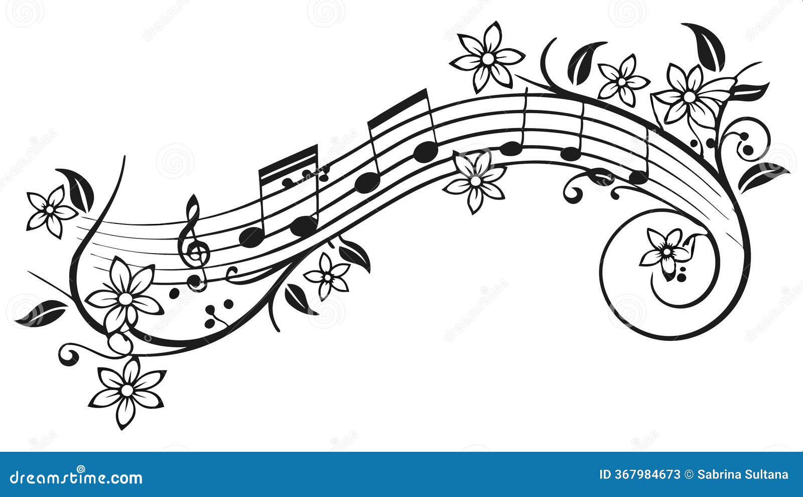 Music Border Stock Illustration | CartoonDealer.com #42184426