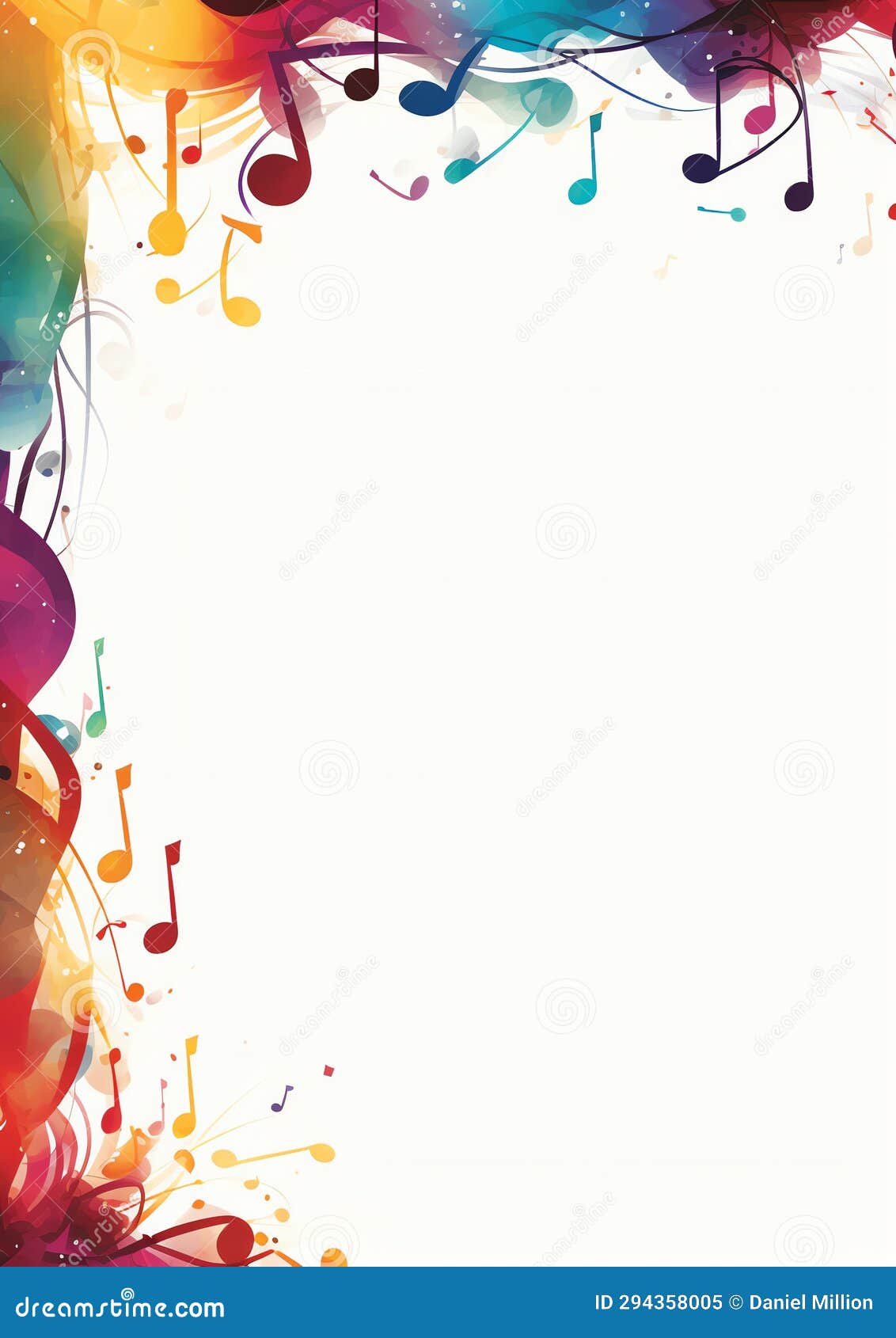 Notes Frame Cards Stickers Boxes Bright Colours Royalty-Free Stock ...