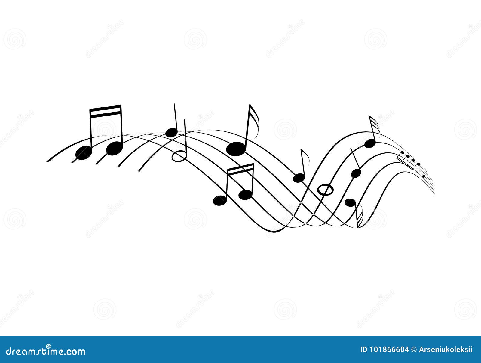 Musical Notes Line Stock Illustrations – 8,555 Musical Notes Line Stock ...