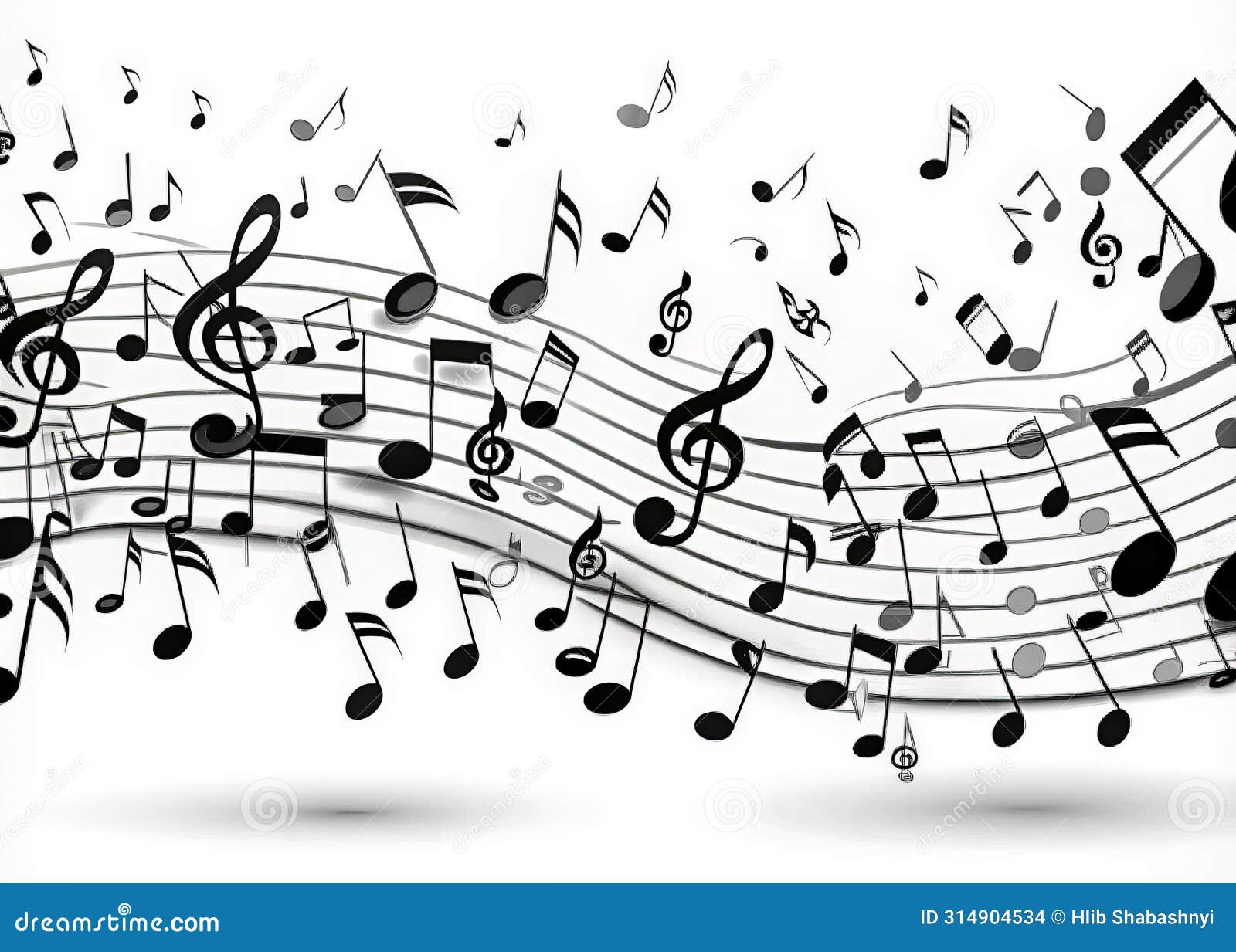 Musical Notes stock illustration. Illustration of graphic - 314904534