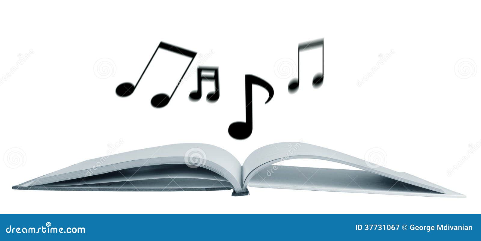 The Musical Notes Attached To Vertical Steel Columns. Royalty-Free ...