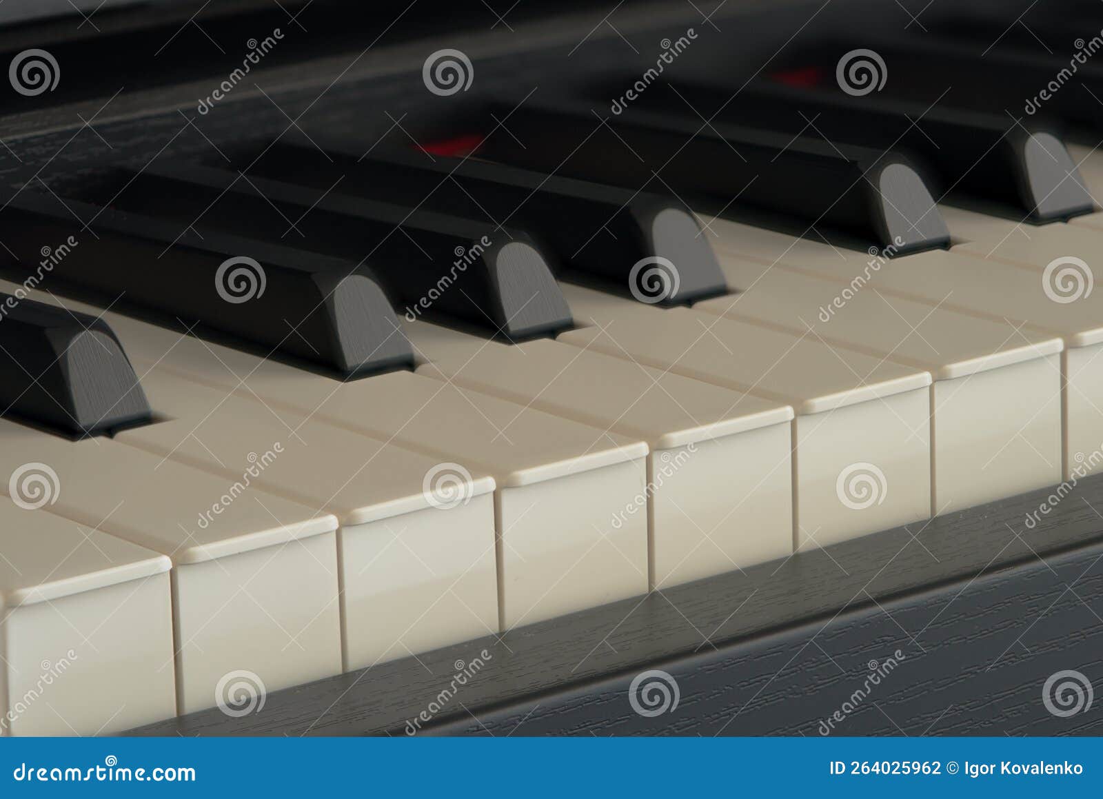 Piano Keyboard Fragment, Classical Music Stock Photo - Image of ...