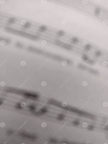 Musical Notes, Sheet Music Blurred Background Editorial Image - Image ...