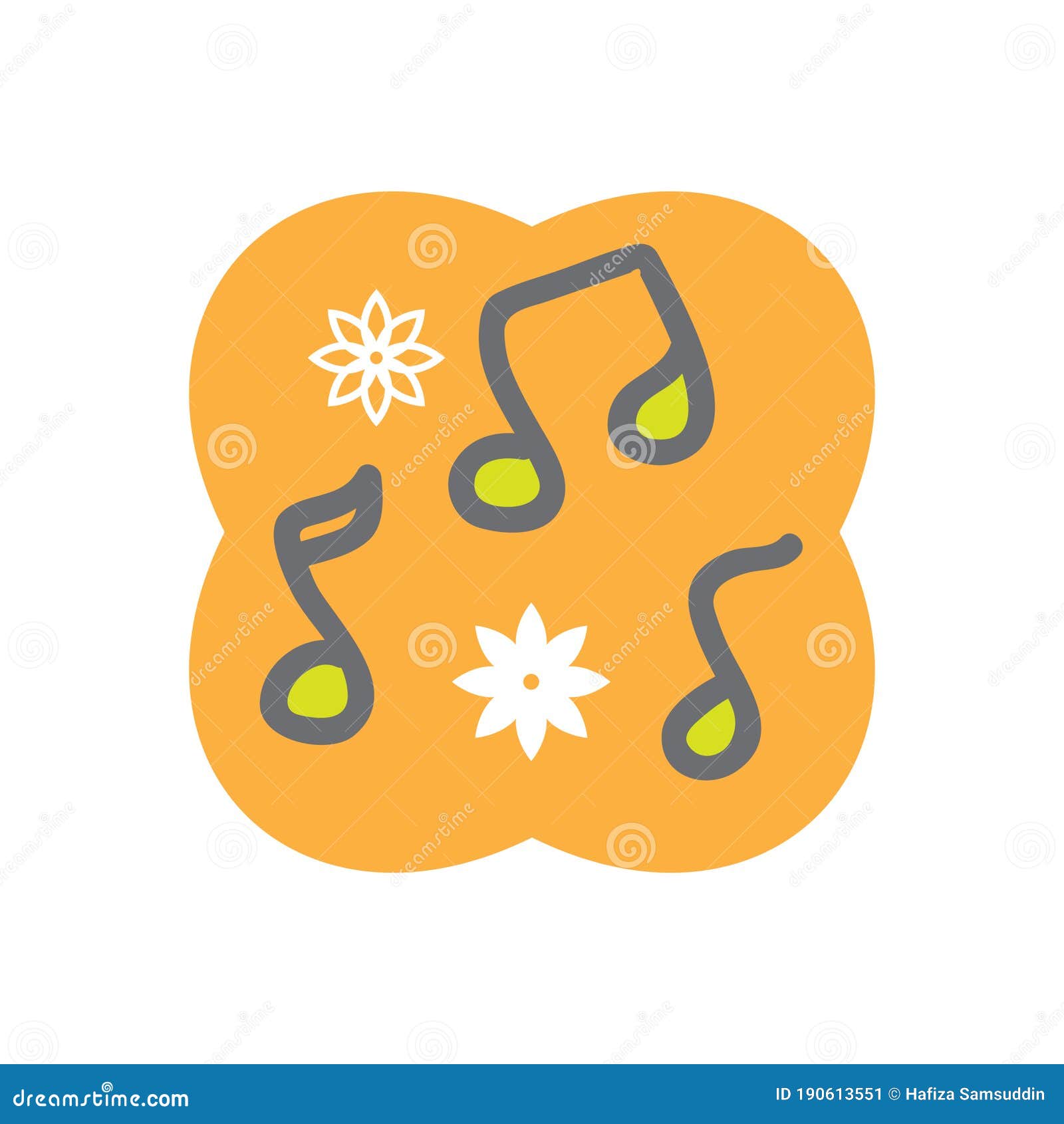 Musical Notes. Vector Illustration Decorative Design Stock Vector ...