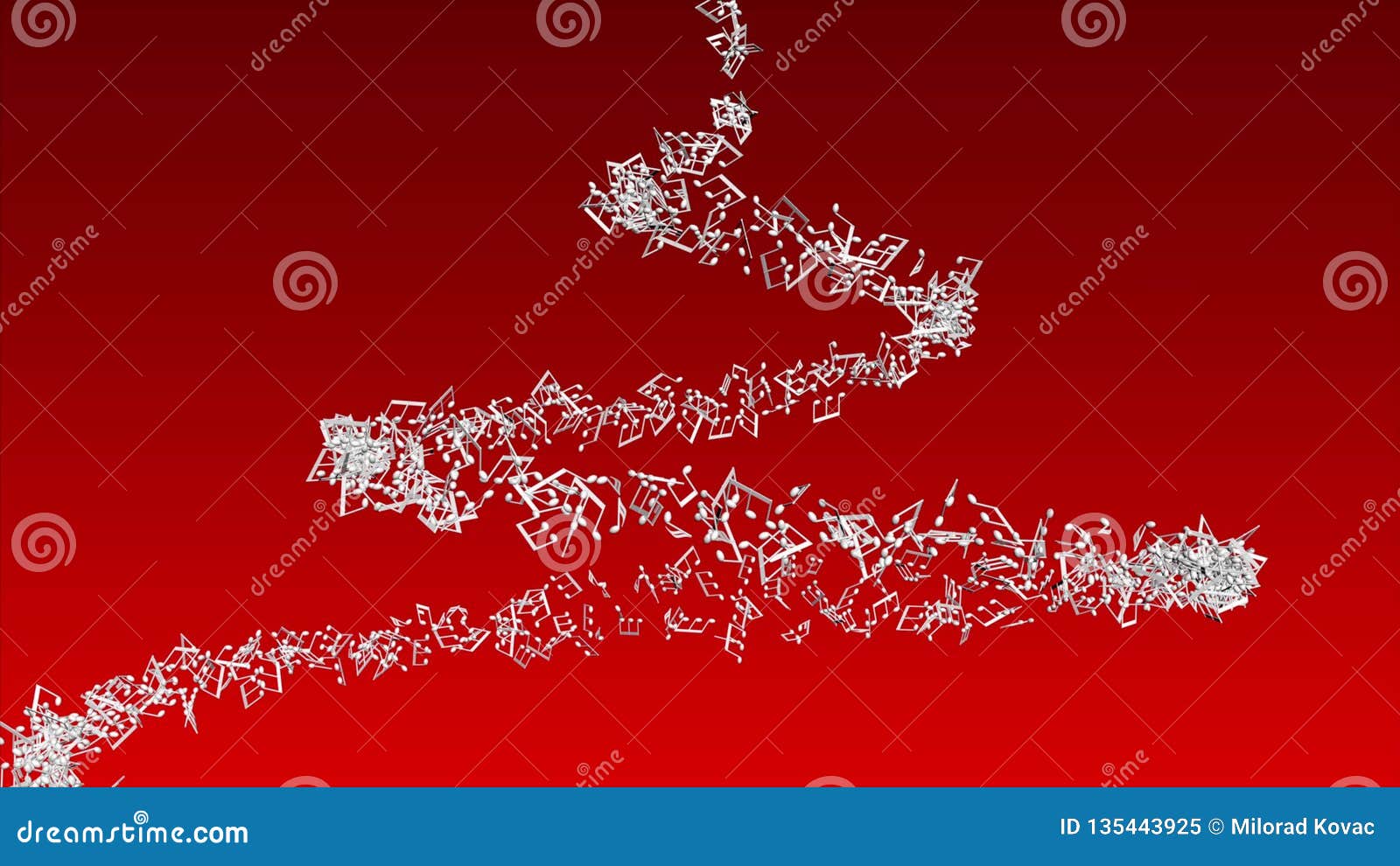 Musical Notes in Vertical Vortex Stock Video - Video of conceptual ...