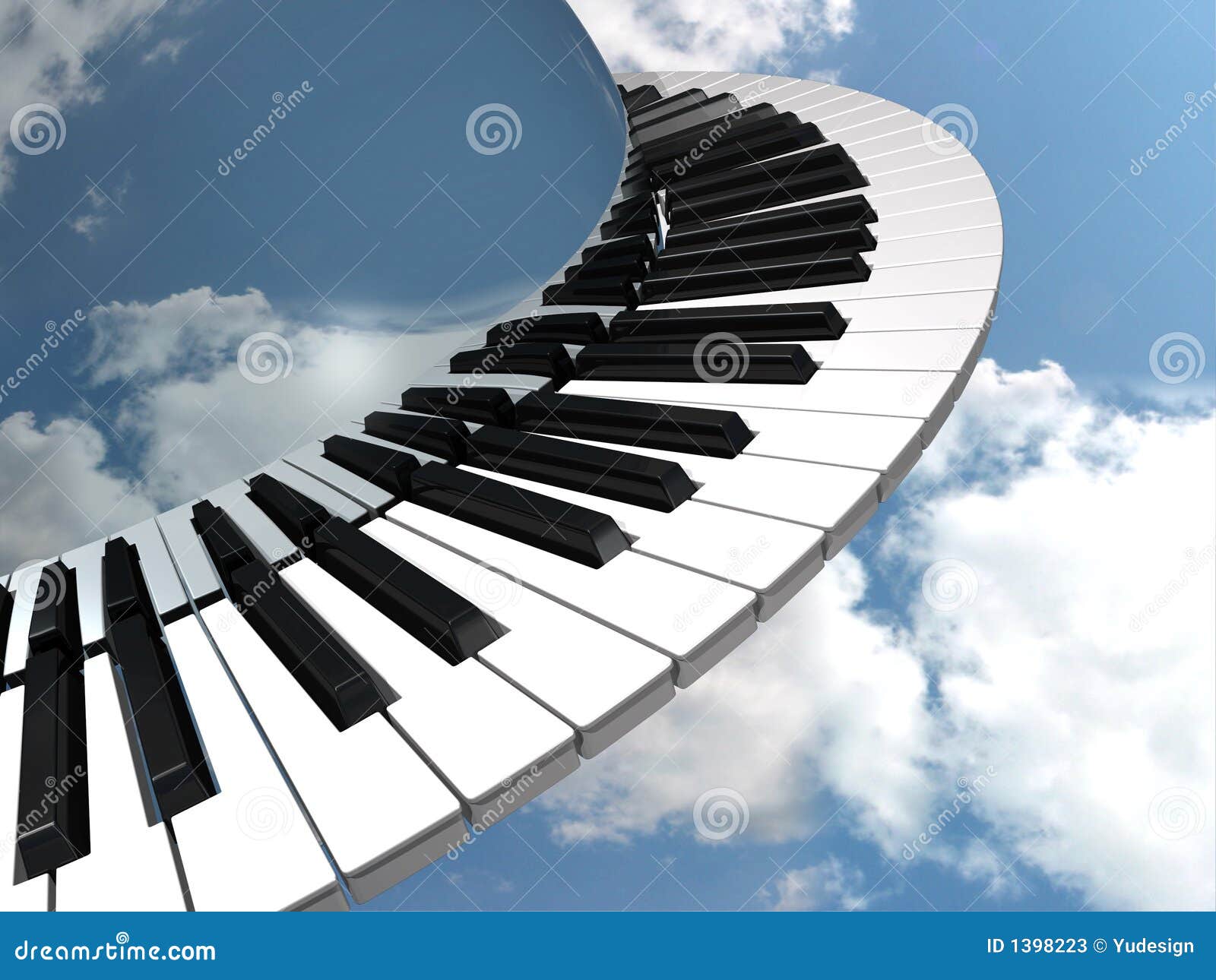Musical orbit stock illustration. Illustration of melodius - 1398223