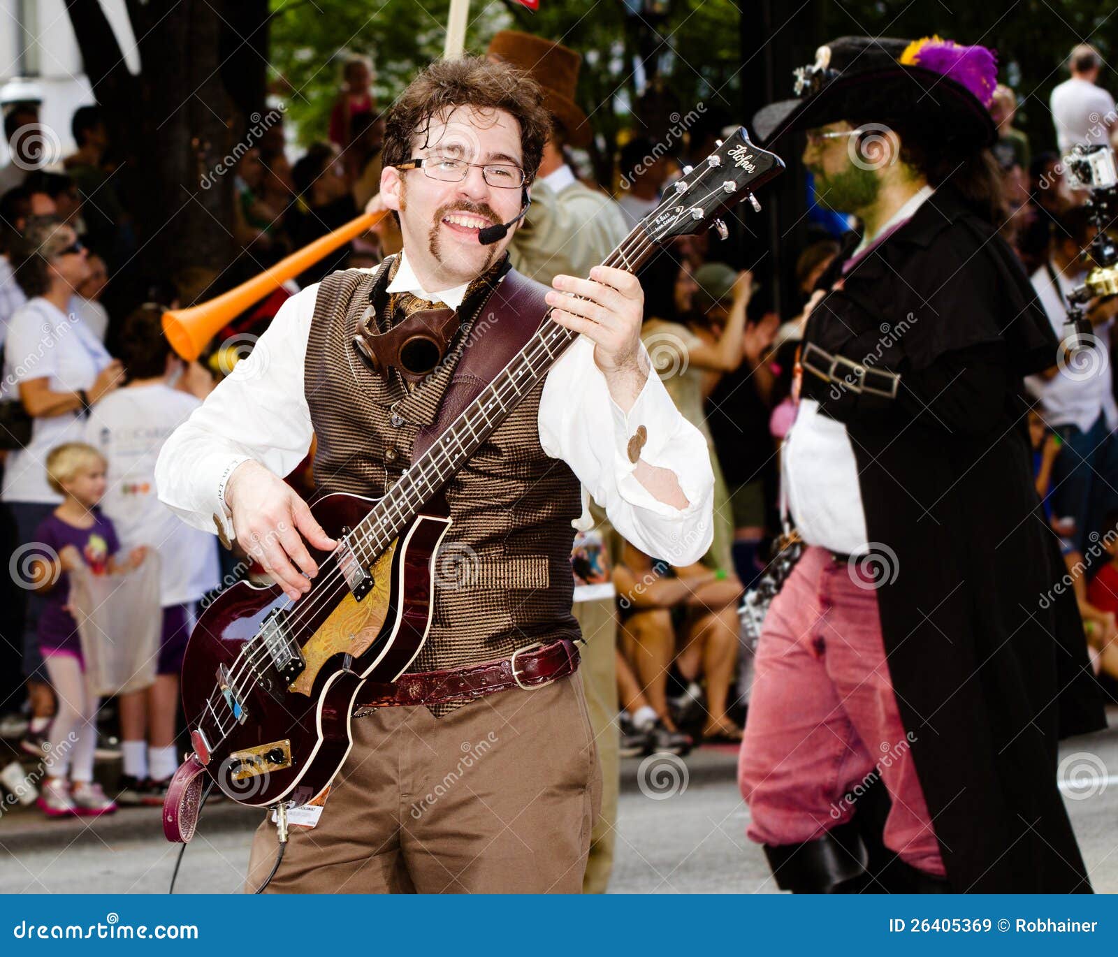 A Musical Performer Plays for the Crowd at Parade Editorial Stock Image ...