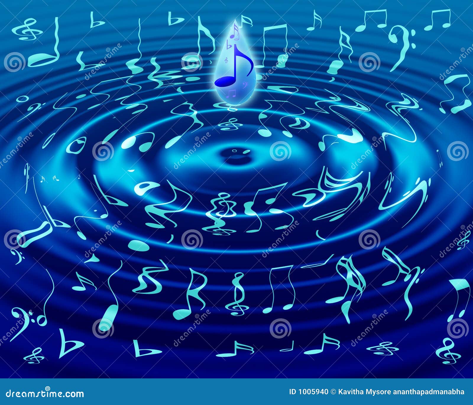 Musical pool stock illustration. Illustration of music - 1005940