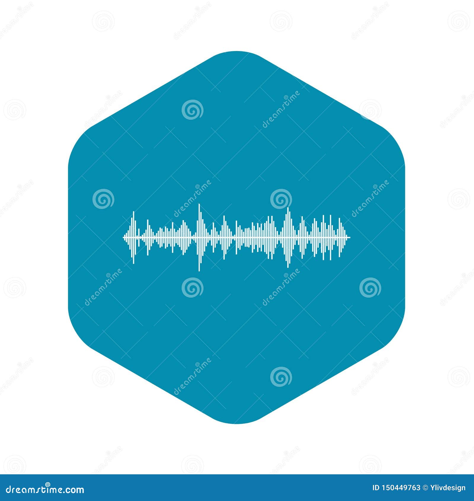 Musical Pulse Icon, Simple Style Stock Vector - Illustration of radio ...