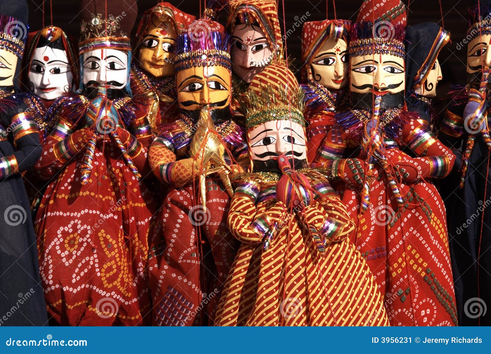 Musical Puppets for Sale stock image. Image of clothes - 3956231