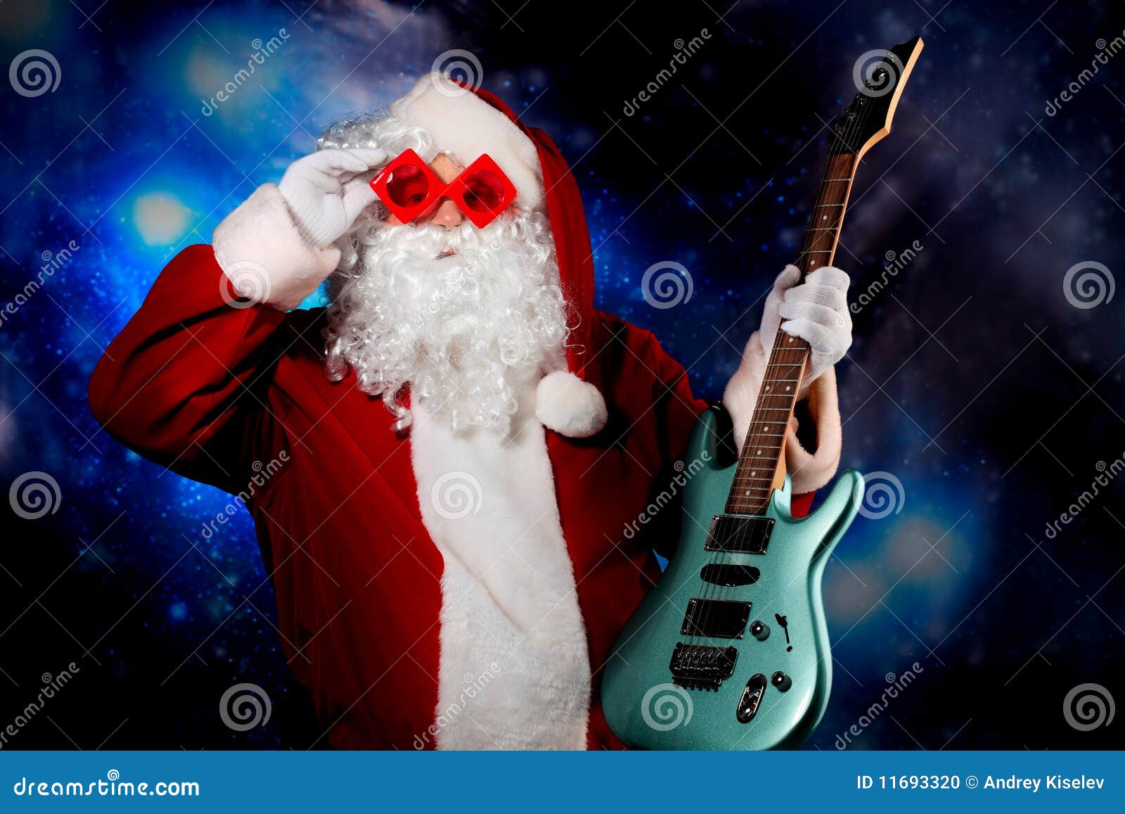 Musical Santa stock photo. Image of celebrate, christmas - 11693320