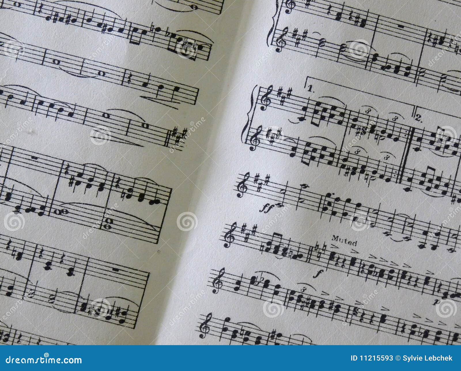 Musical Score stock image. Image of paper, opera, arrangement - 11215593