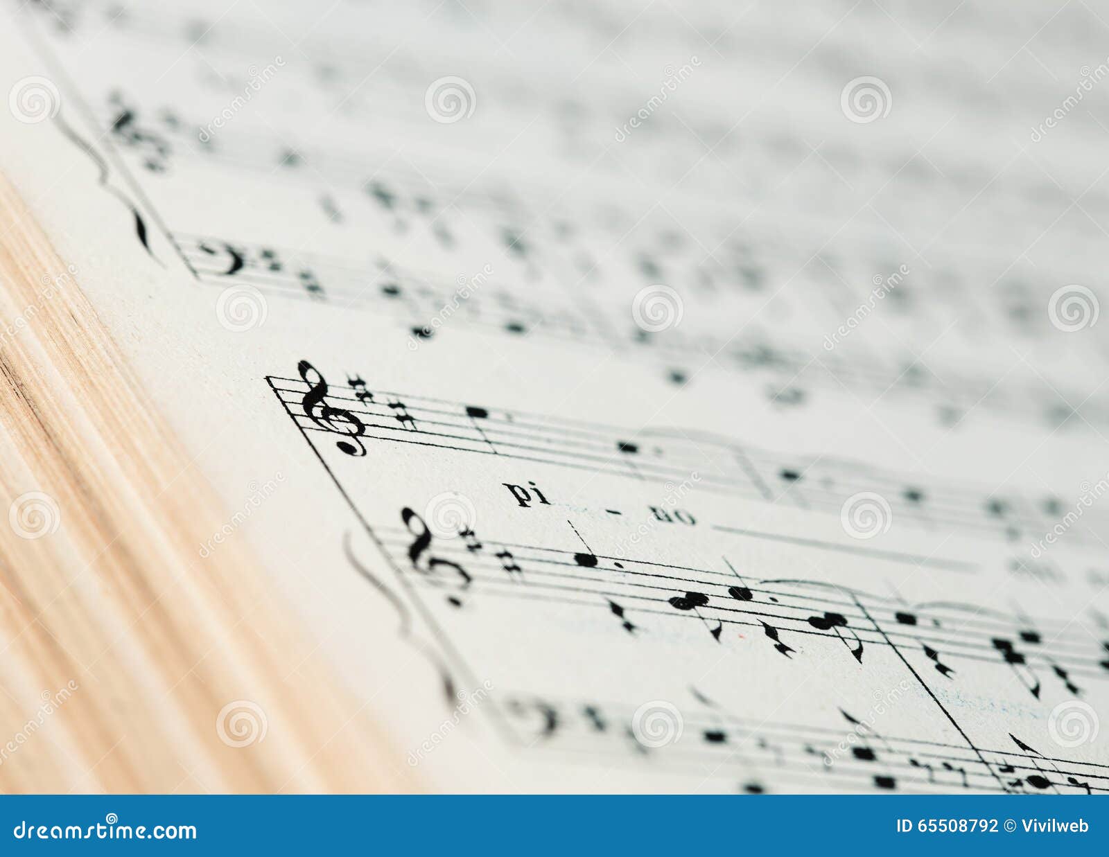 Musical score stock photo. Image of melody, play, chord - 65508792