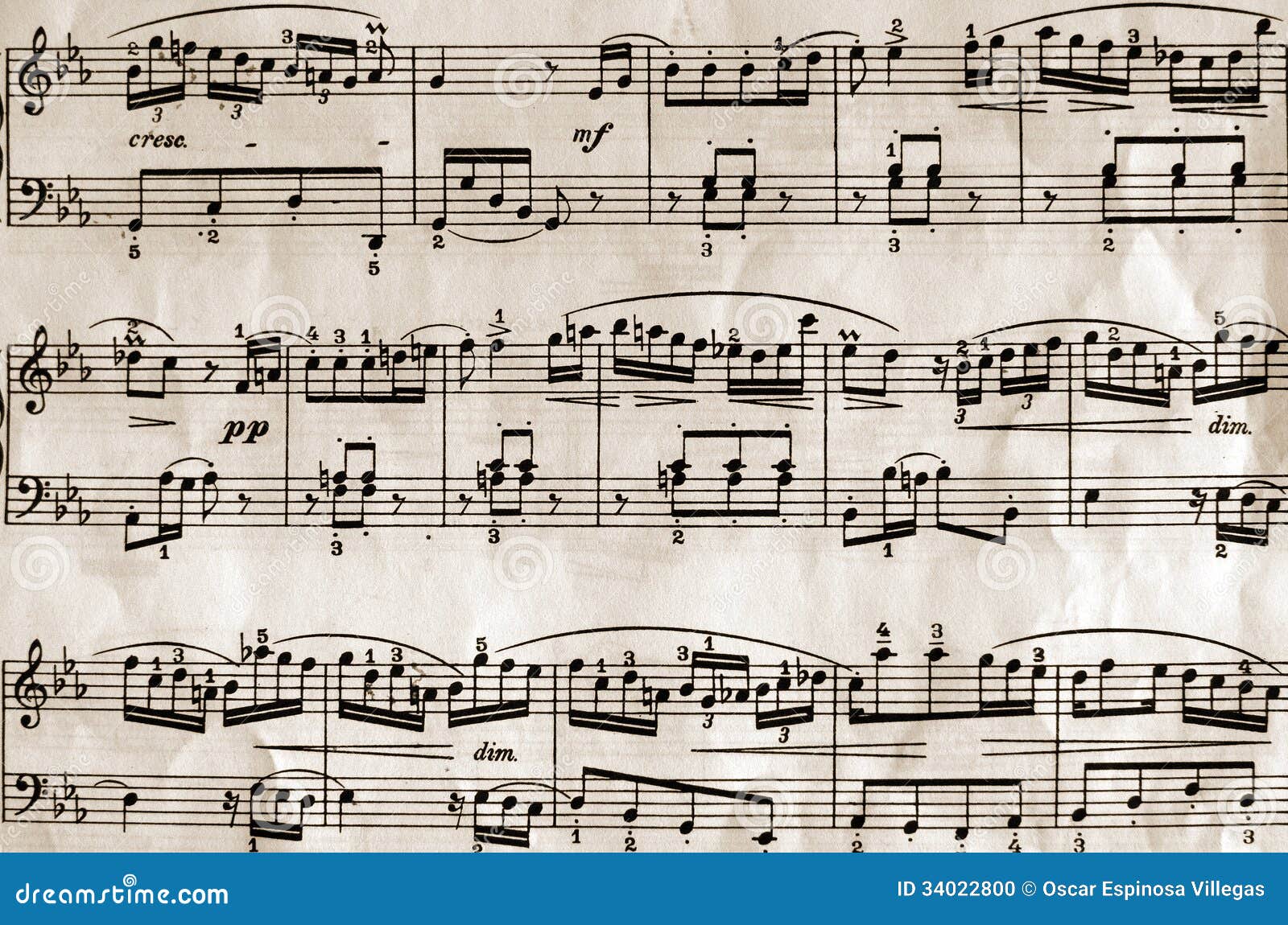 Musical score stock photo. Image of multi, orchestra - 34022800