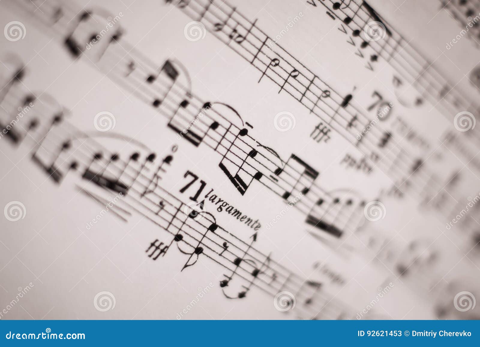 Musical score stock image. Image of written, music, musical - 92621453