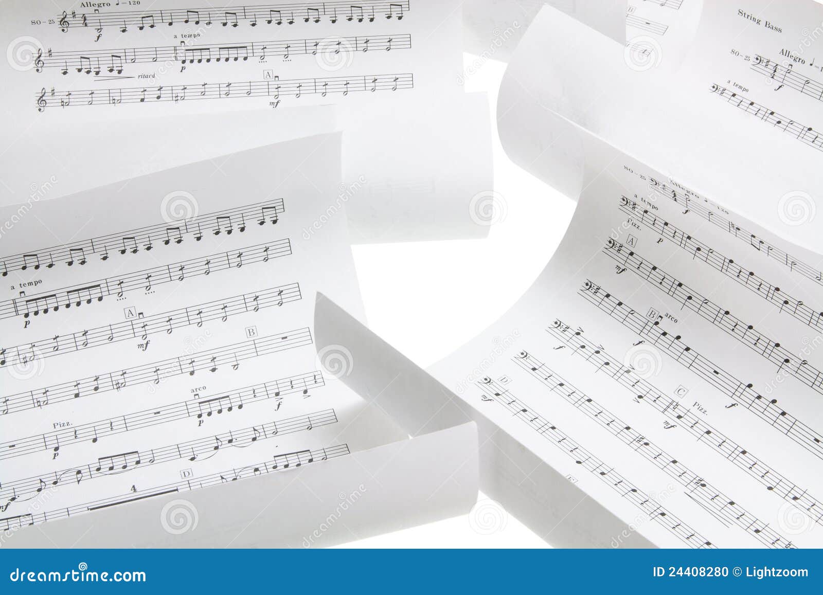 Musical Scores stock photo. Image of artistic, music - 24408280