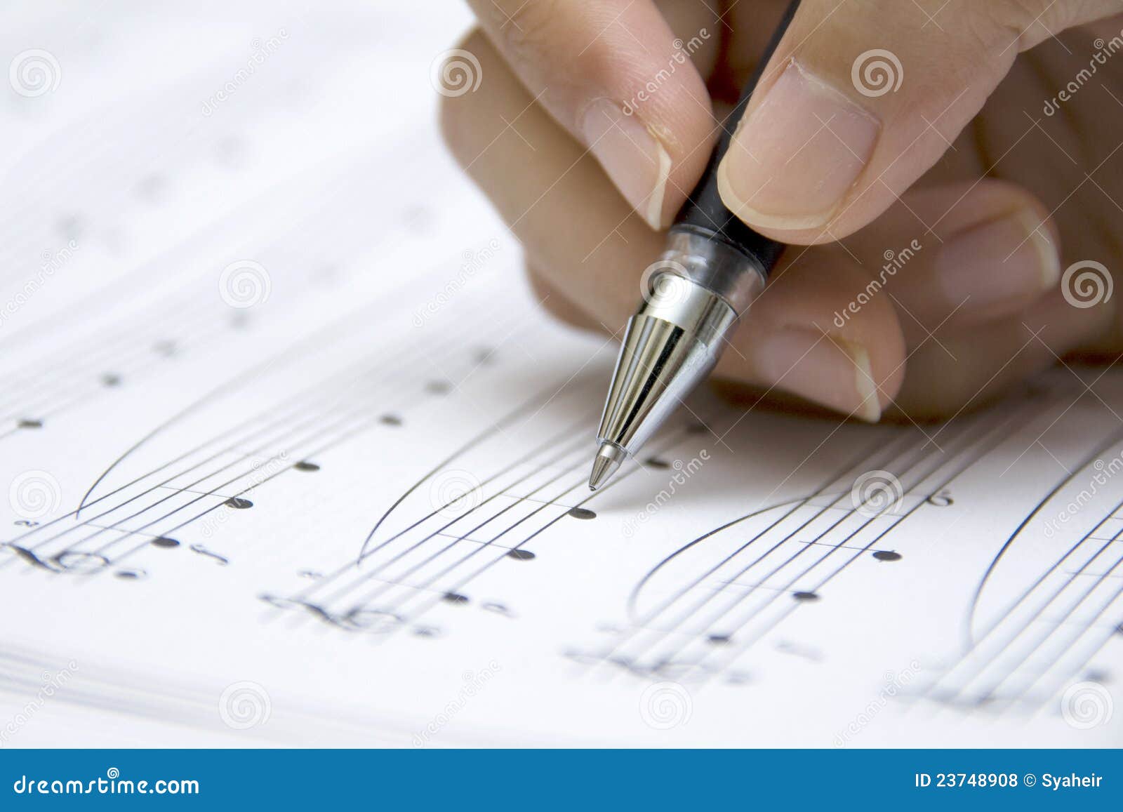 Musical Sheet stock photo. Image of music, composer, writing - 23748908