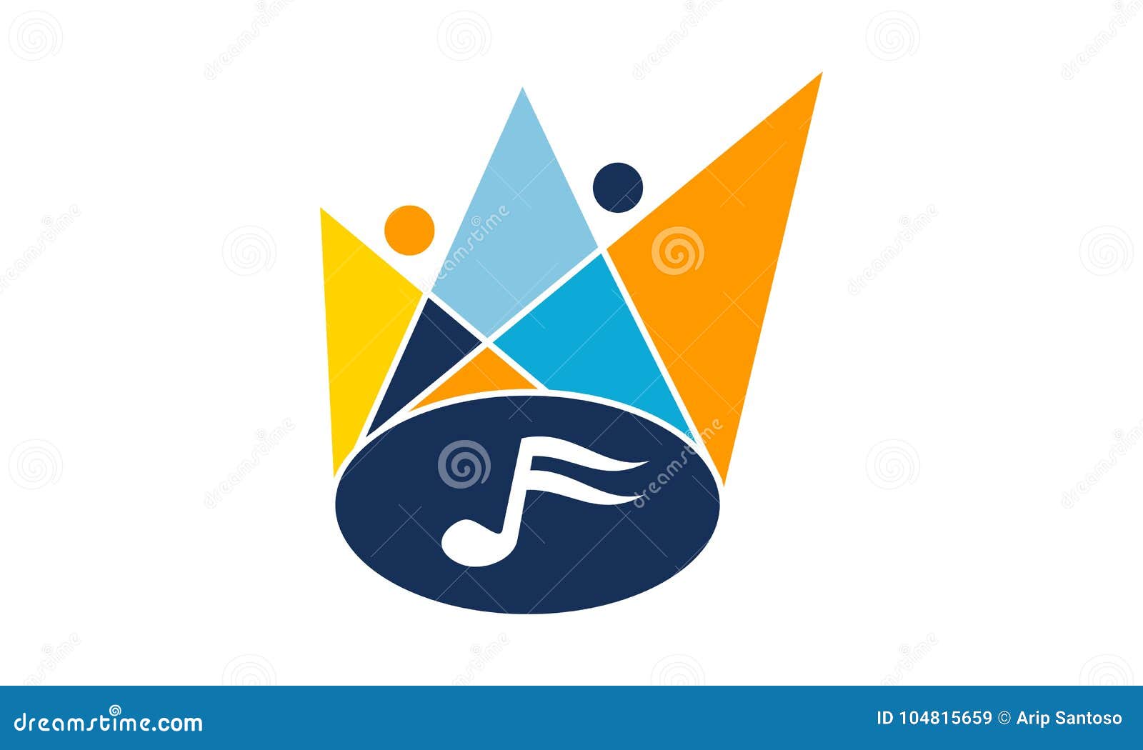 Musical Show Template stock vector. Illustration of performance - 104815659
