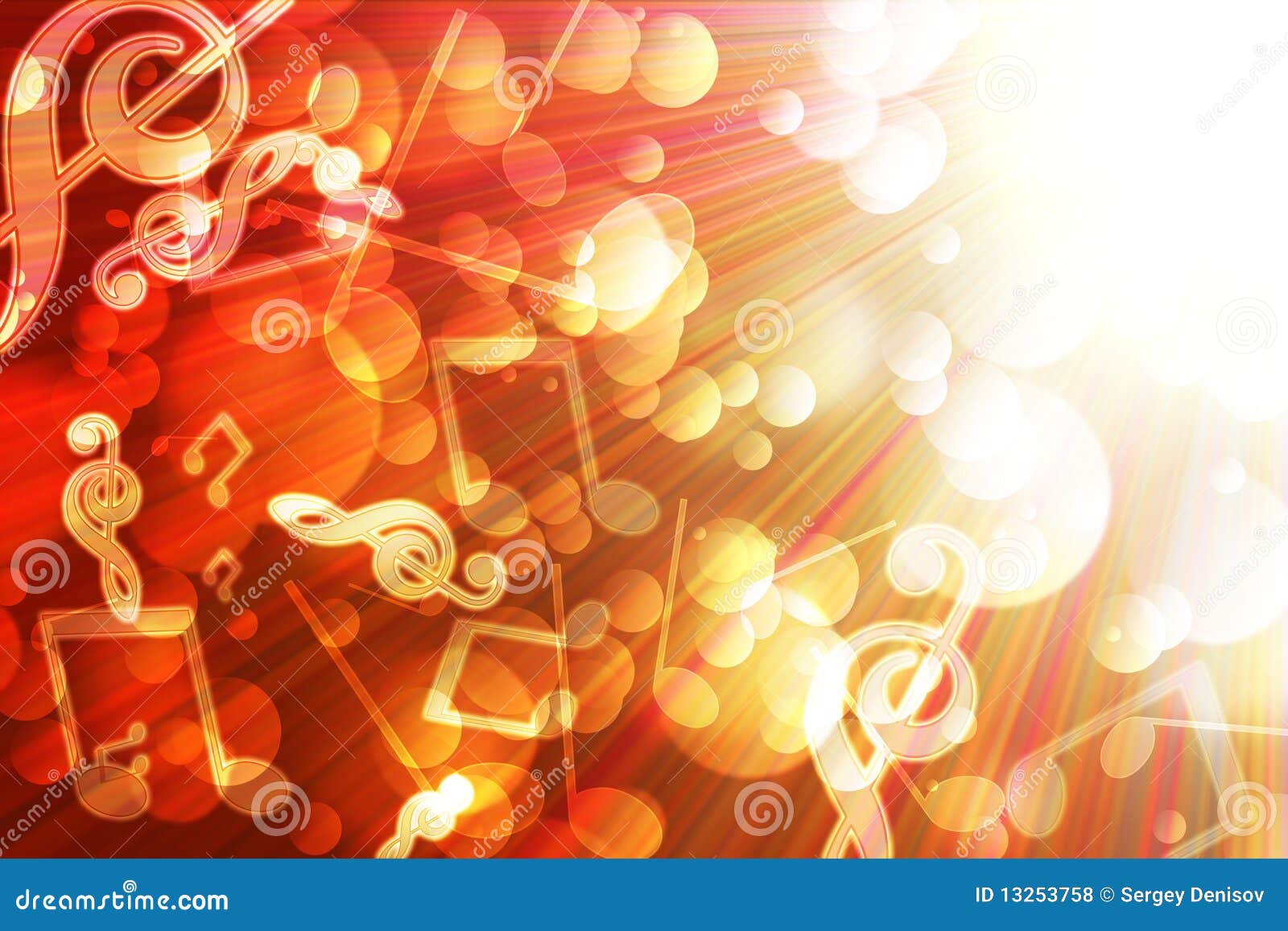 Musical signs stock illustration. Illustration of music - 13253758