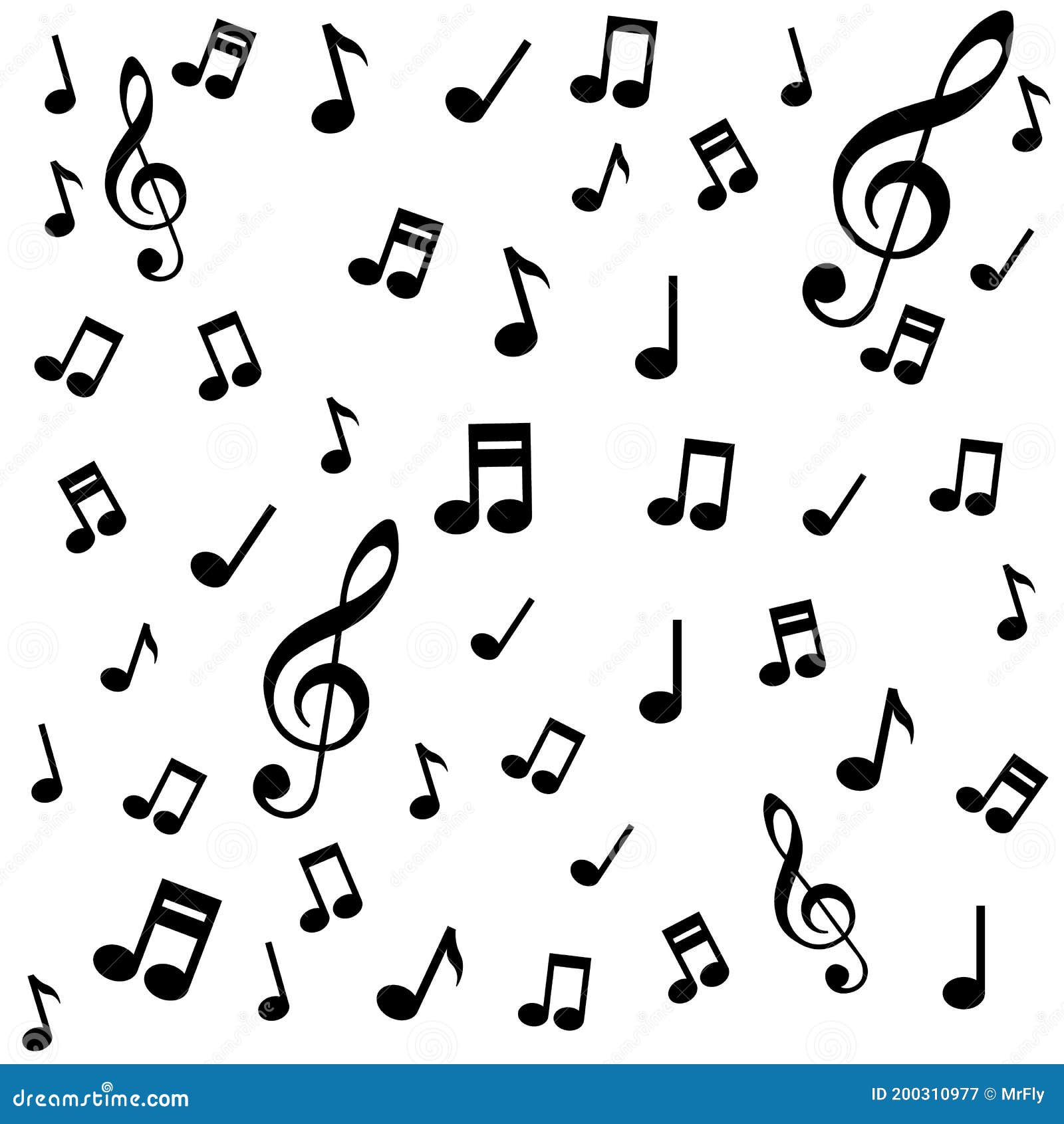 Musical Signs Neon Vector Icons Set. Musical Clef, Down Beat, Sforzando ...