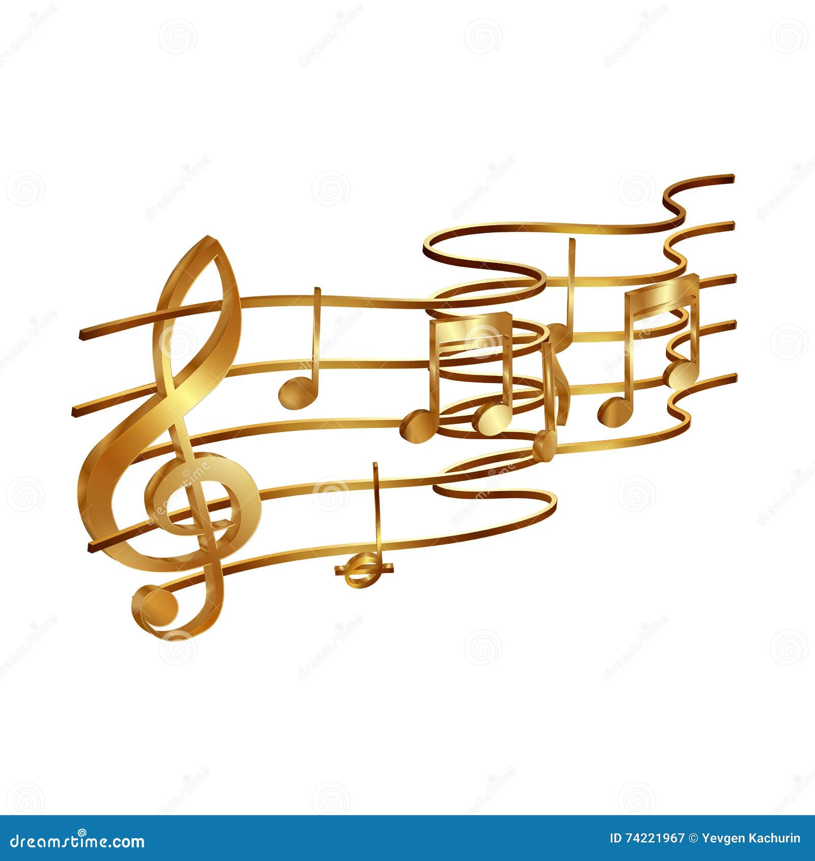 Musical stave volume stock vector. Illustration of background - 74221967